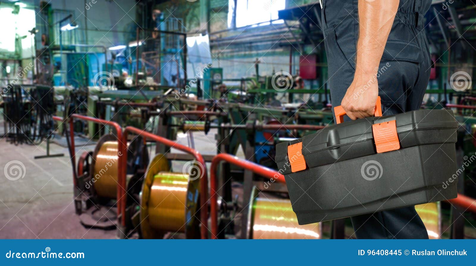Trabajador Con Los Instrumentos Imagen de archivo - Imagen de negocios ...