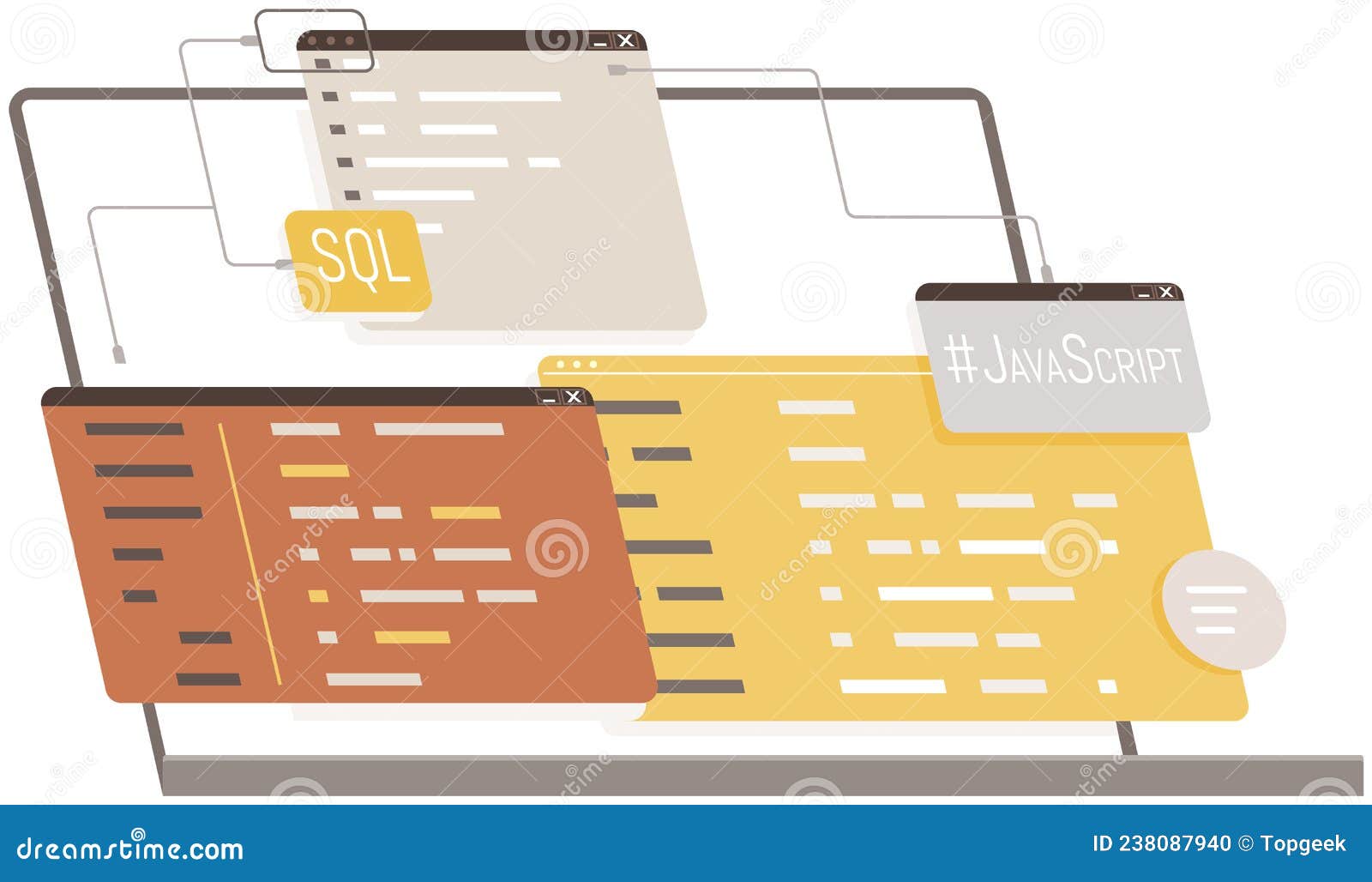Trabajar En El Desarrollo Web. Concepto De Programación Y Codificación De Guiones En Php ...