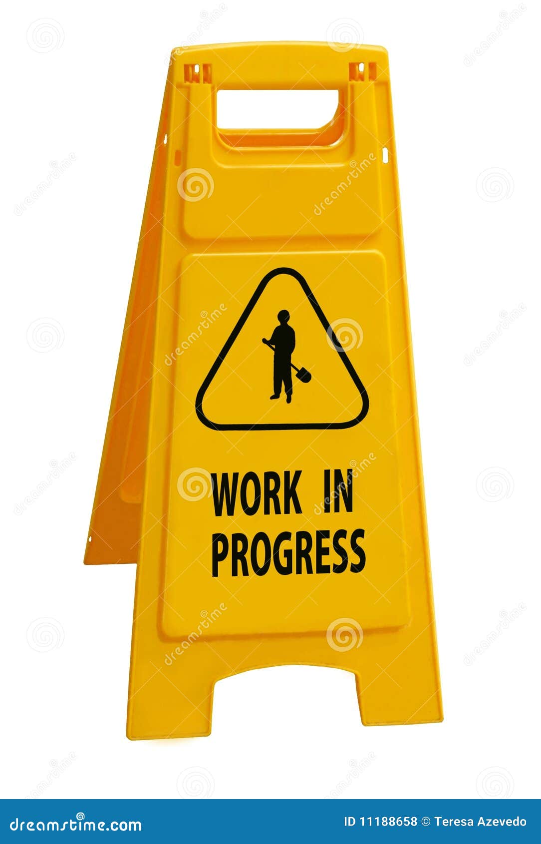 Trabajo en curso foto de archivo. Imagen de muestra, progreso - 11188658