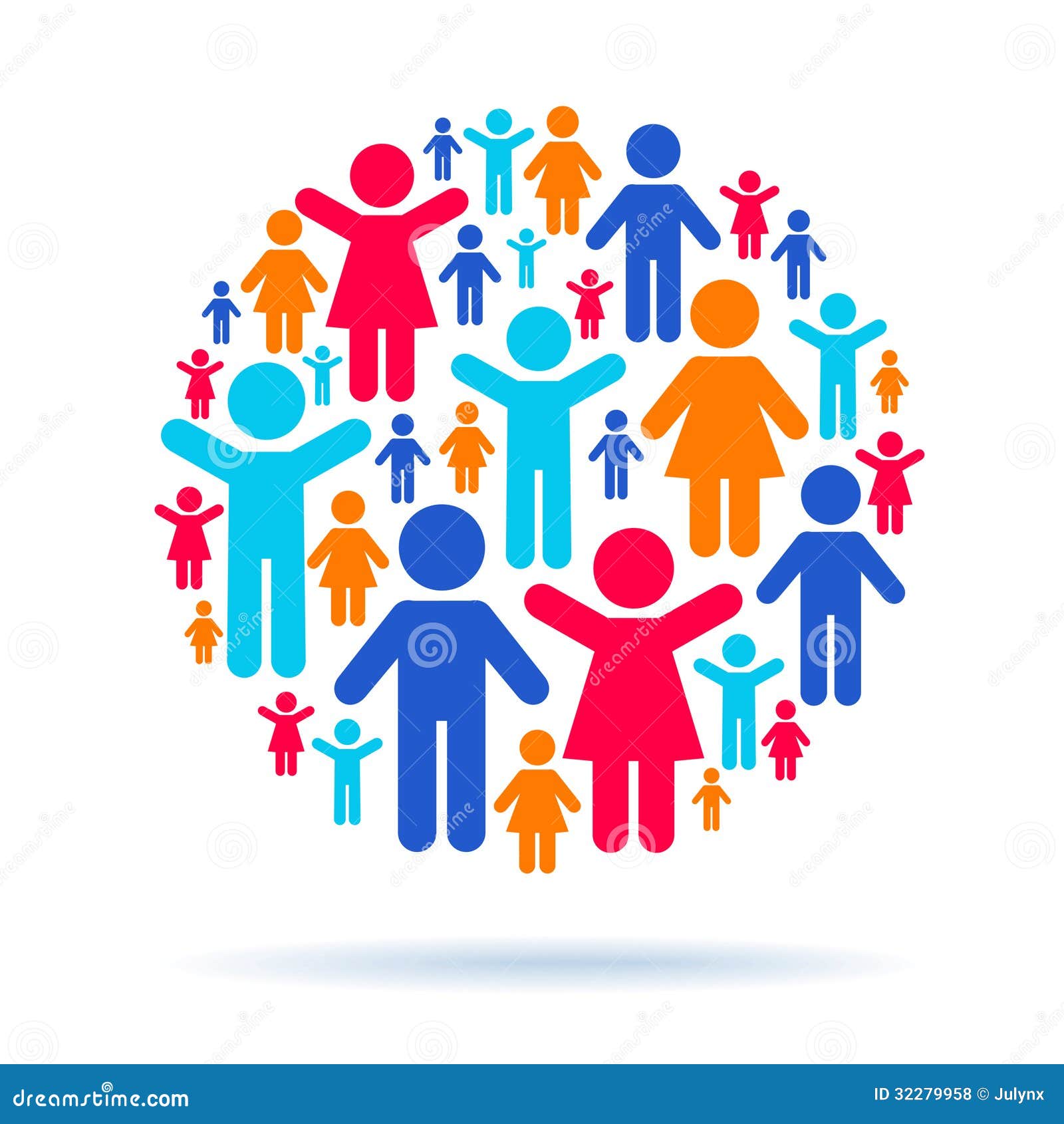 Trabajo En Equipo E Interacción Social Ilustración del Vector ...