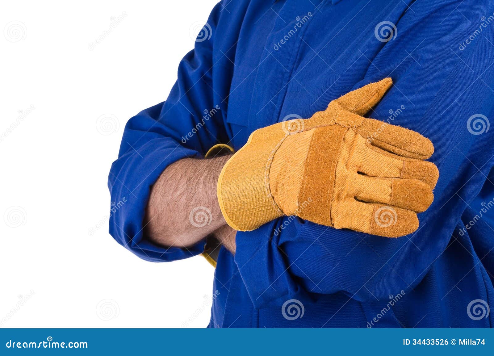 Trabalhador Do Colarinho Azul. Foto de Stock - Imagem de mecânico ...