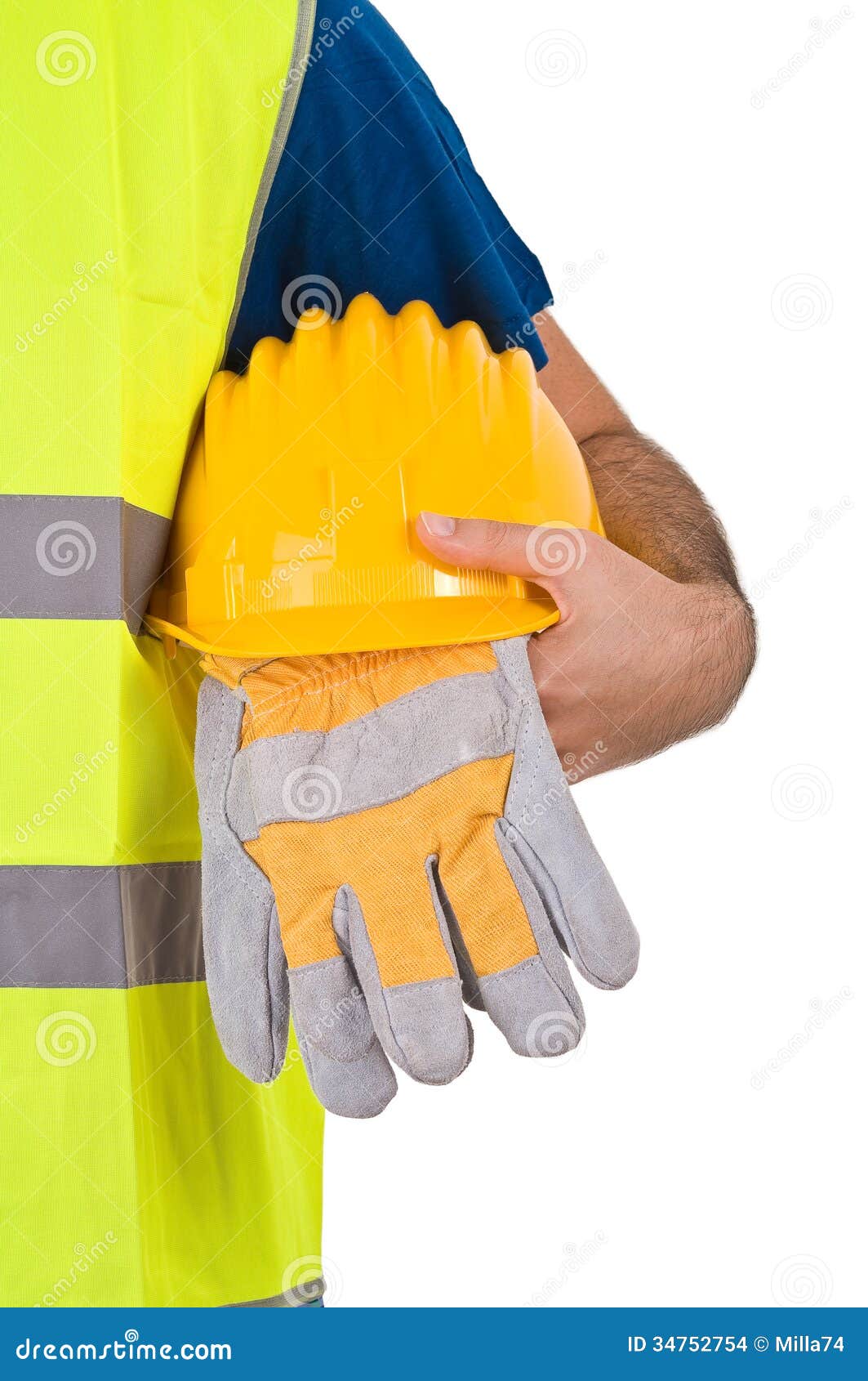 Trabalhador Do Colarinho Azul. Foto de Stock - Imagem de uniforme ...