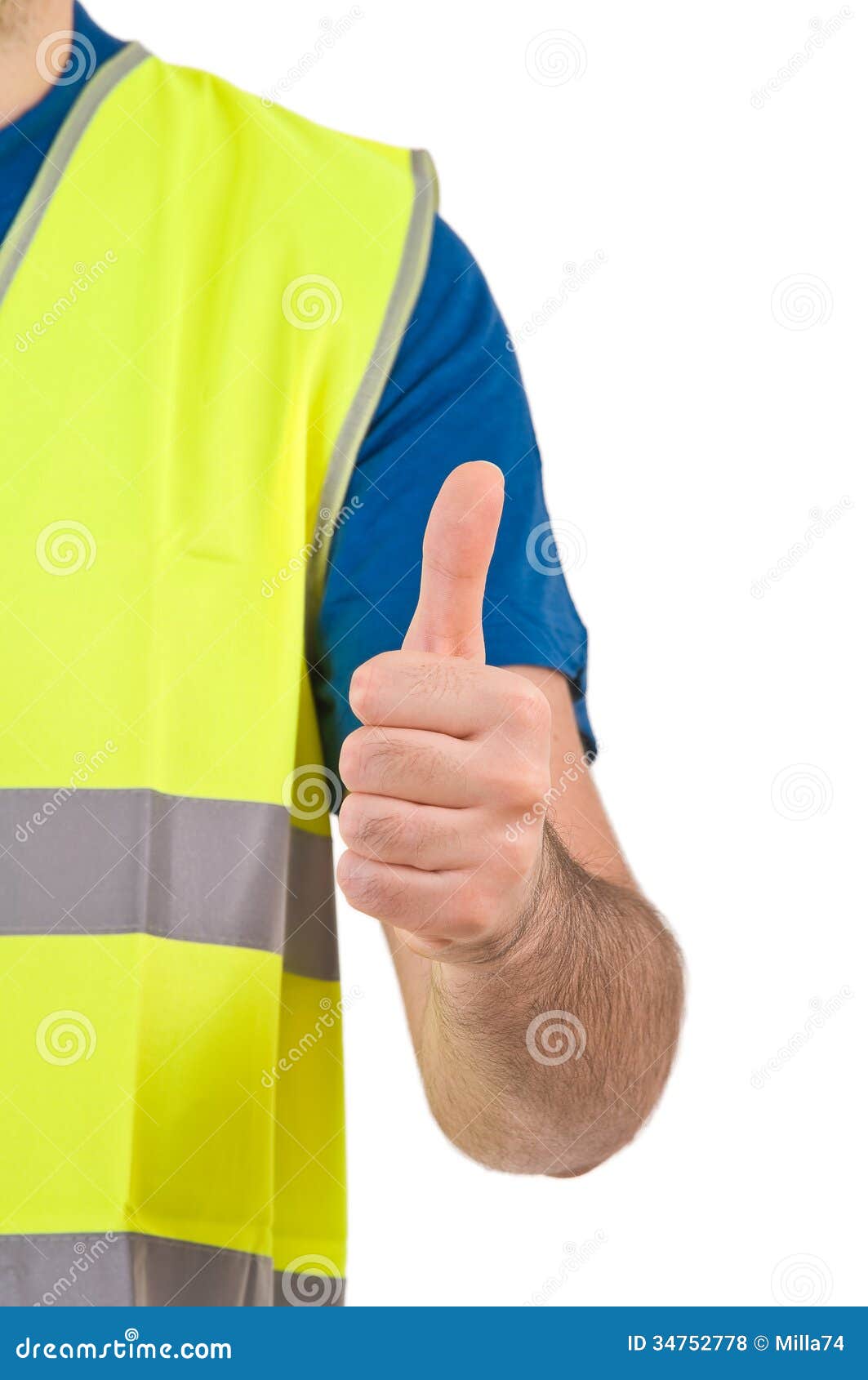 Trabalhador Do Colarinho Azul. Foto de Stock - Imagem de operador ...