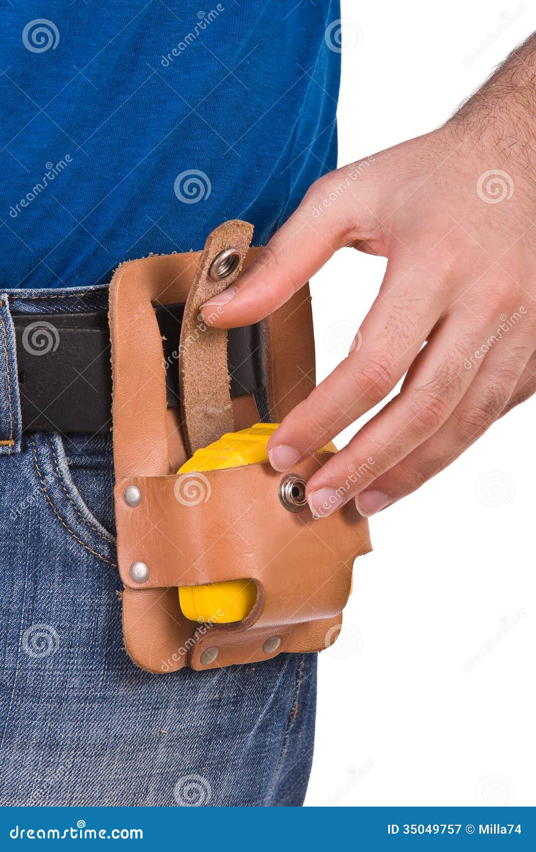 Trabalhador Do Colarinho Azul. Imagem de Stock - Imagem de operador ...