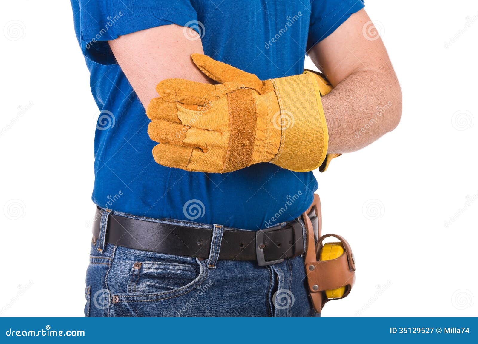 Trabalhador Do Colarinho Azul. Imagem de Stock - Imagem de mecânico ...