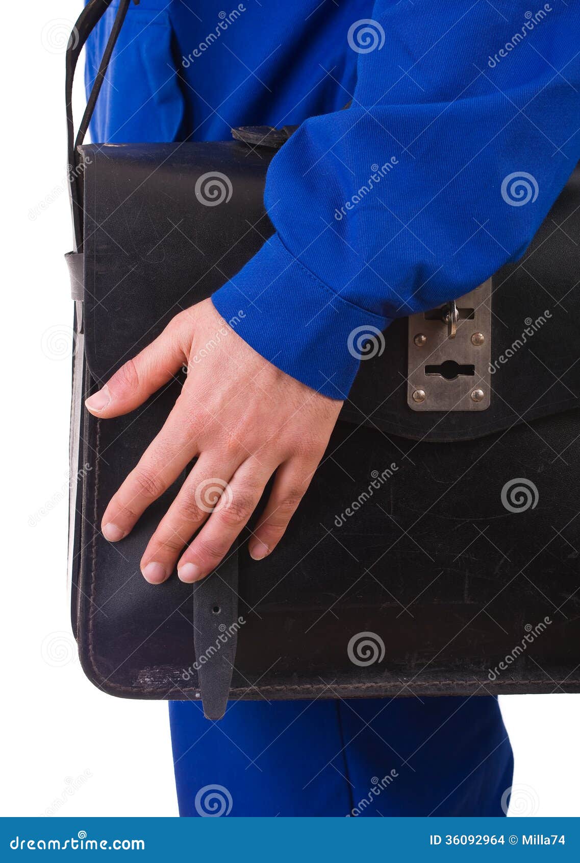 Trabalhador Do Colarinho Azul. Foto de Stock - Imagem de canalizador ...