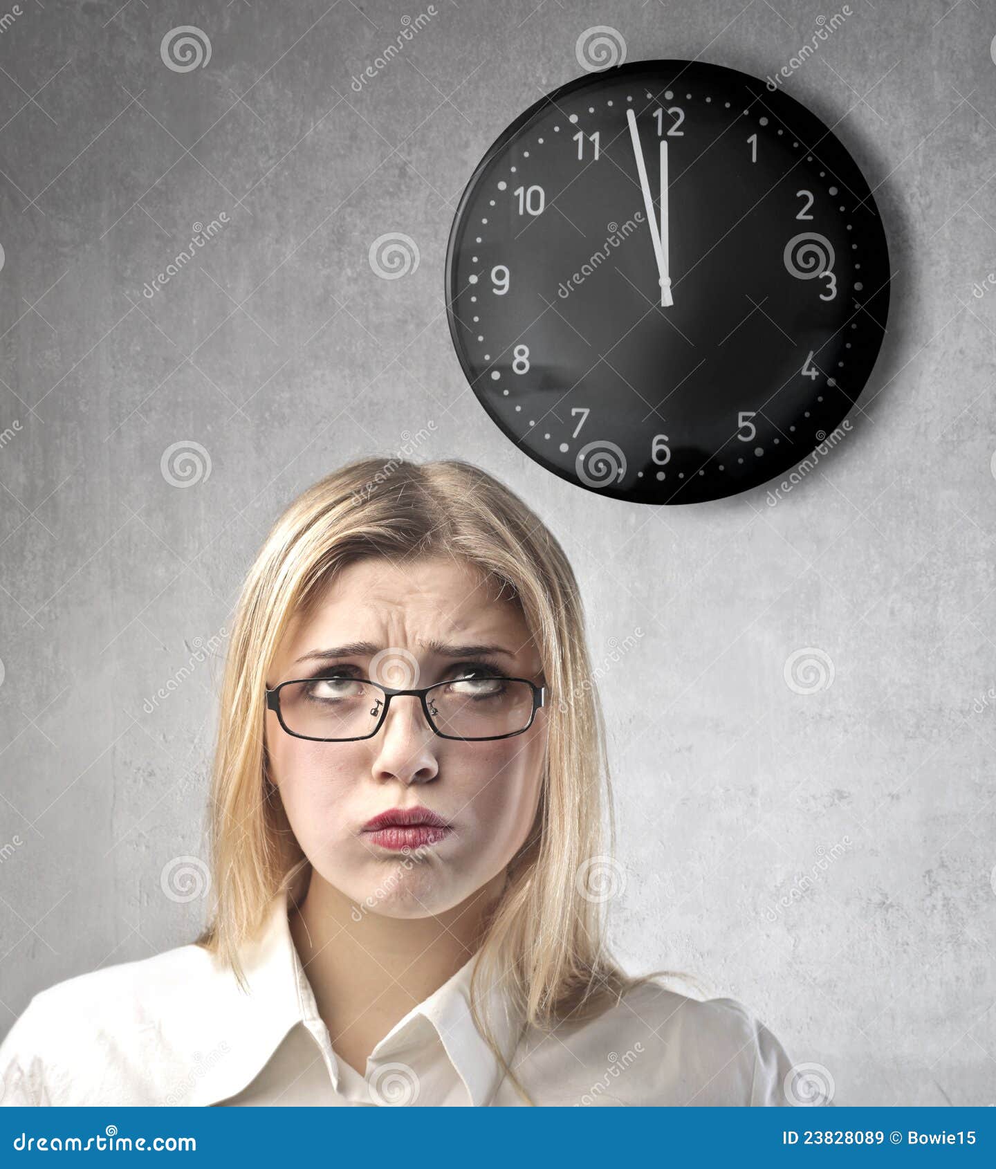 Trabalho aborrecido imagem de stock. Imagem de mulher - 23828089