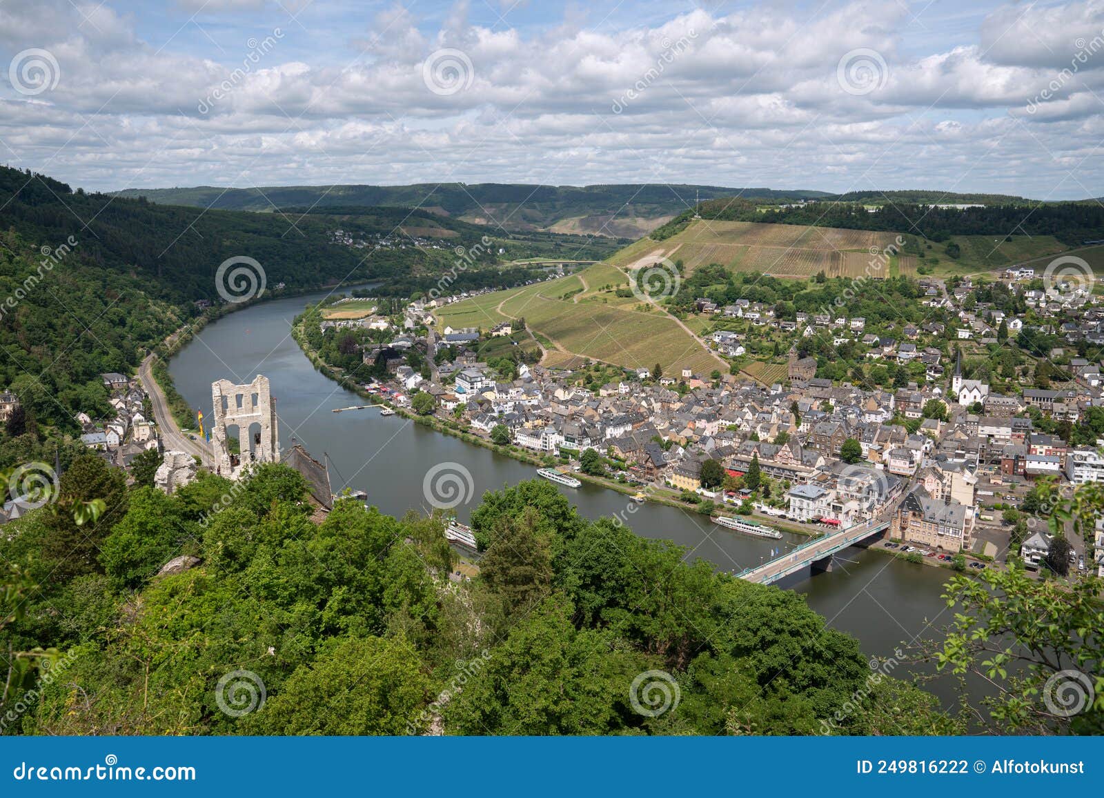Traben Trarbach, Moselle, Germany Editorial Photography - Image of ...