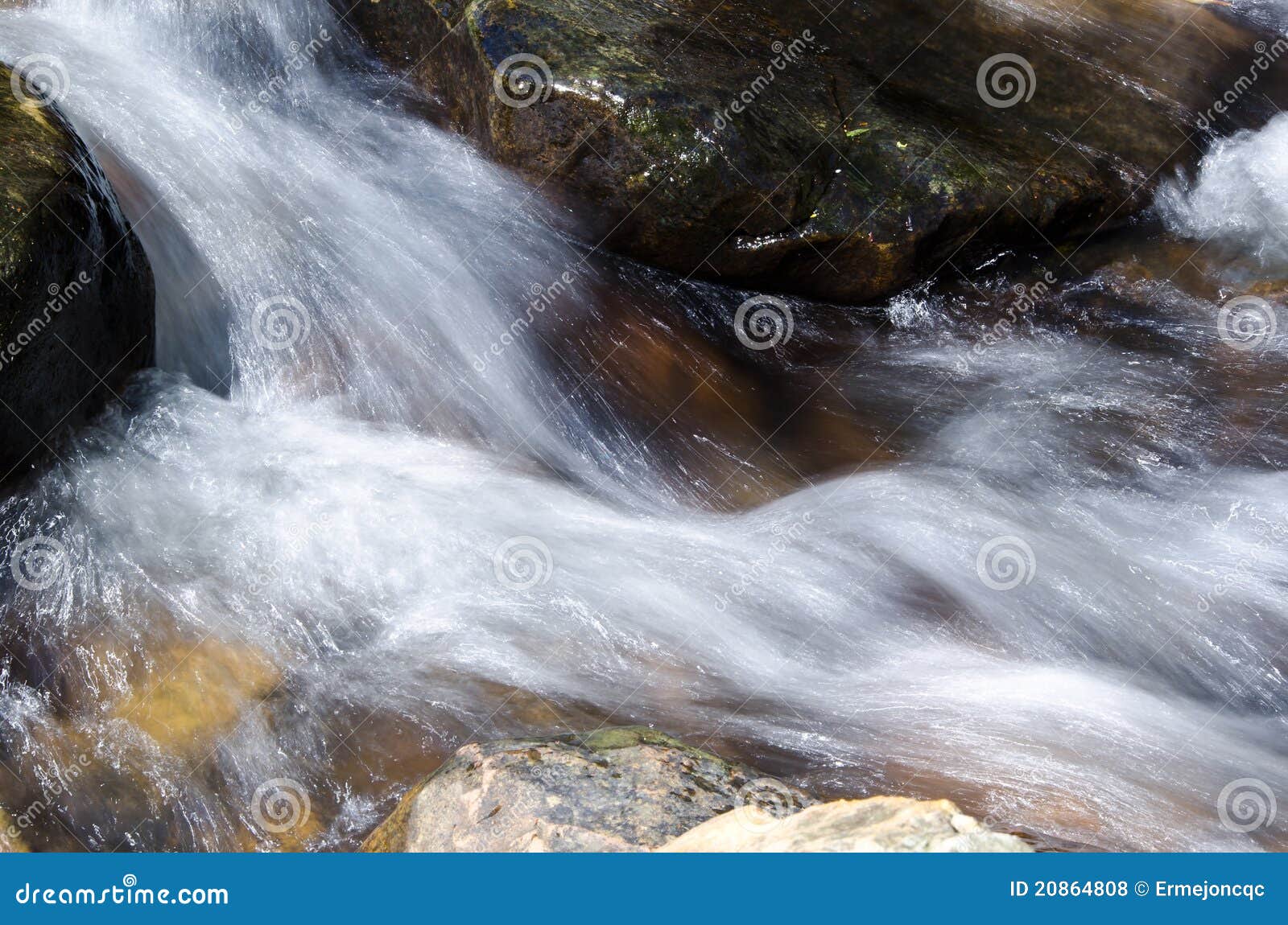 Trace the Descent of the River Stock Photo - Image of foliage, running ...