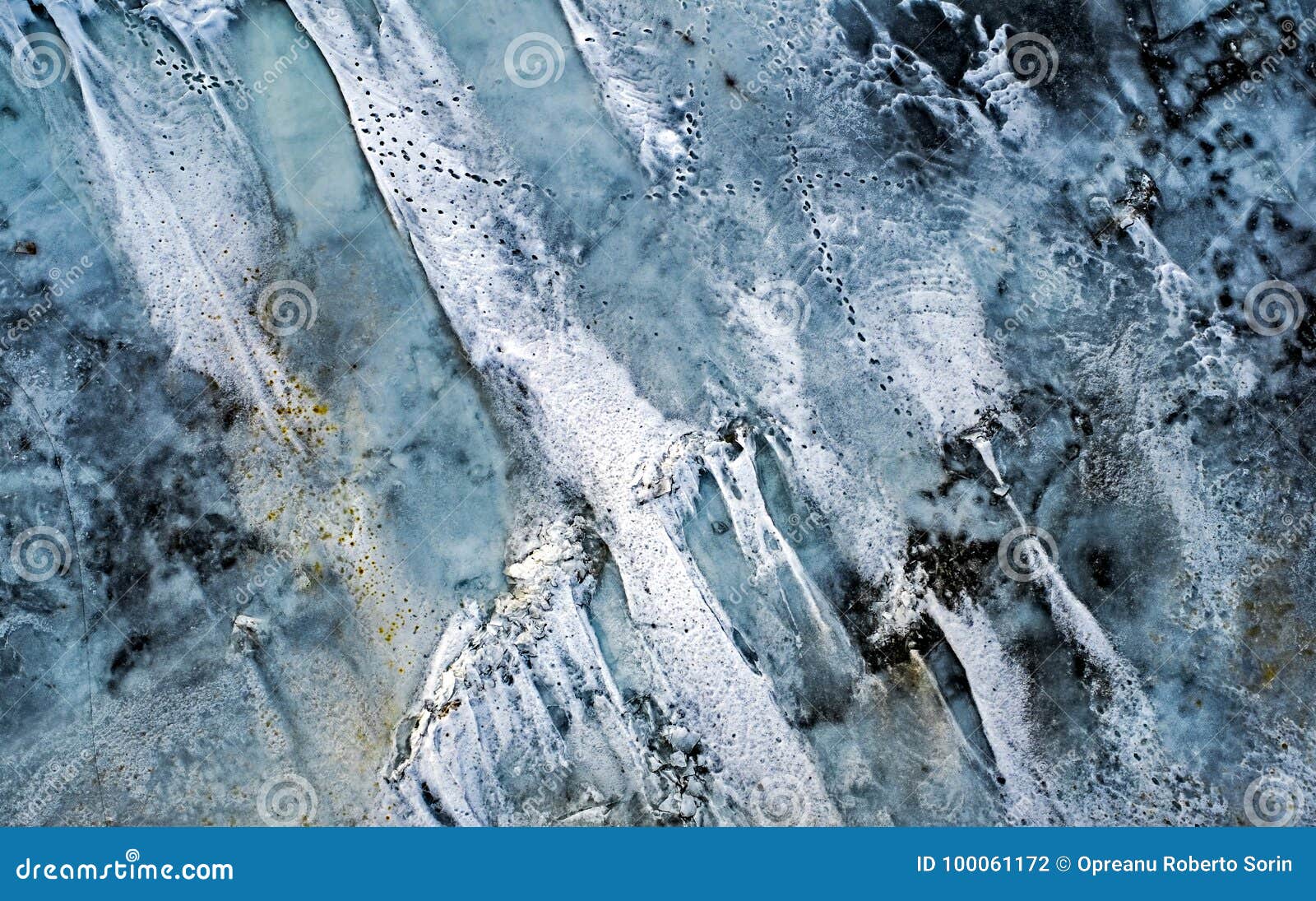 Trace on frozen stock photo. Image of decoration, design - 100061172