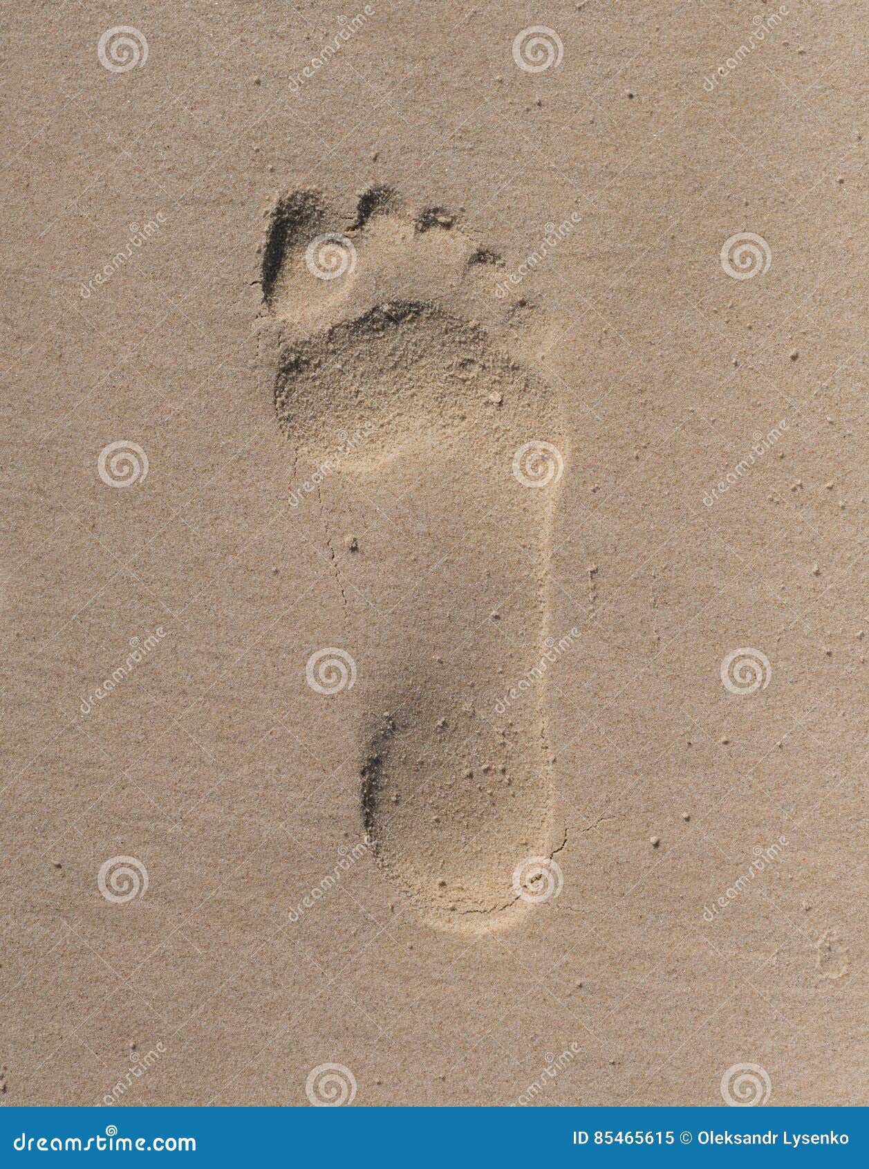 Trace of human foot stock image. Image of human, alone - 85465615