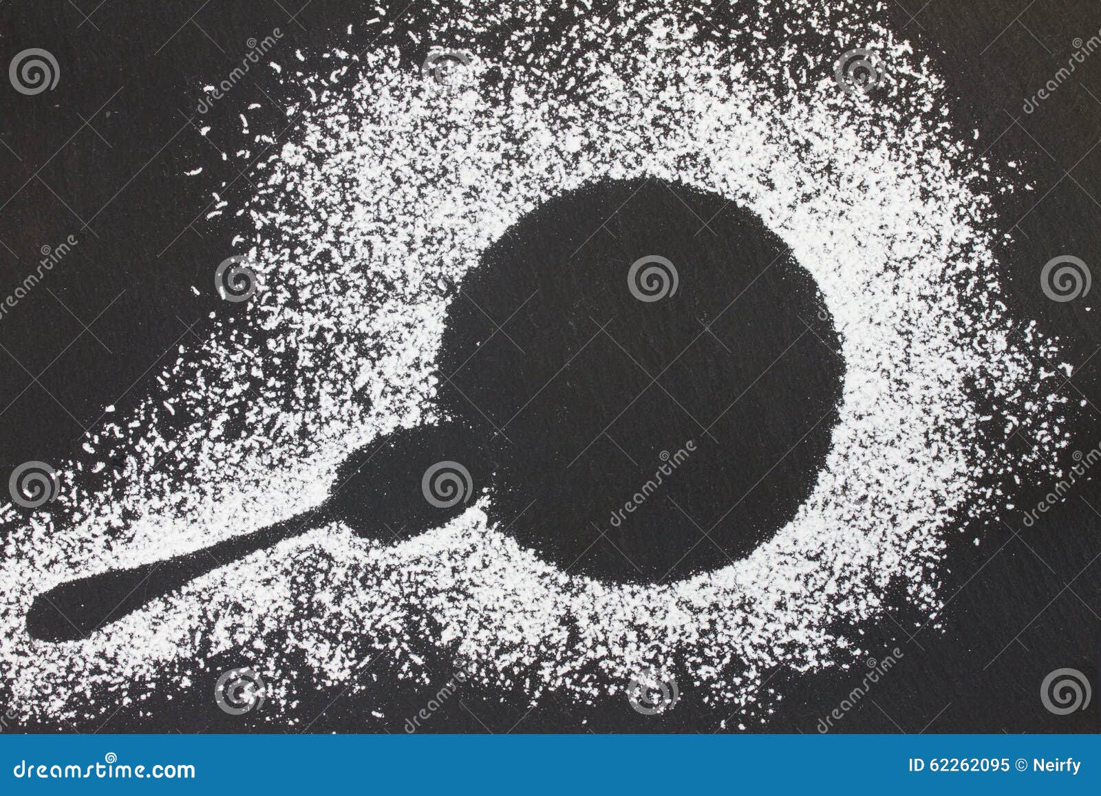 Trace of plate with spoon stock image. Image of trace - 62262095
