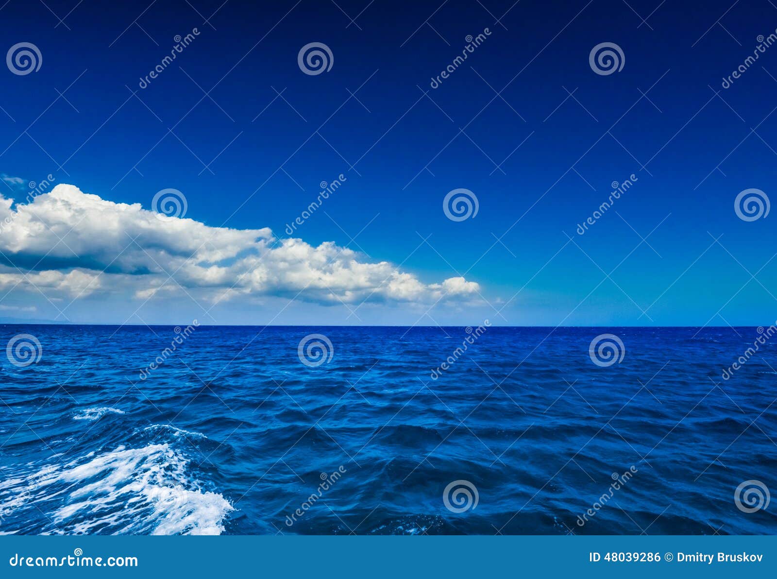 Trace of the ship stock photo. Image of ship, seascape - 48039286