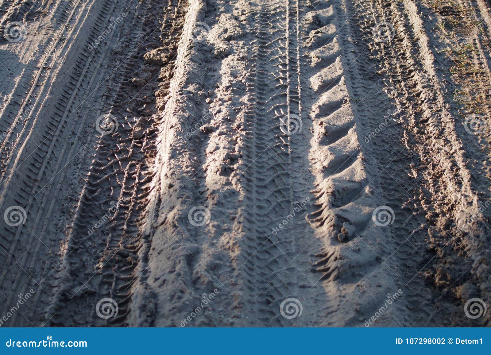 The trace of the tires stock photo. Image of transport - 107298002