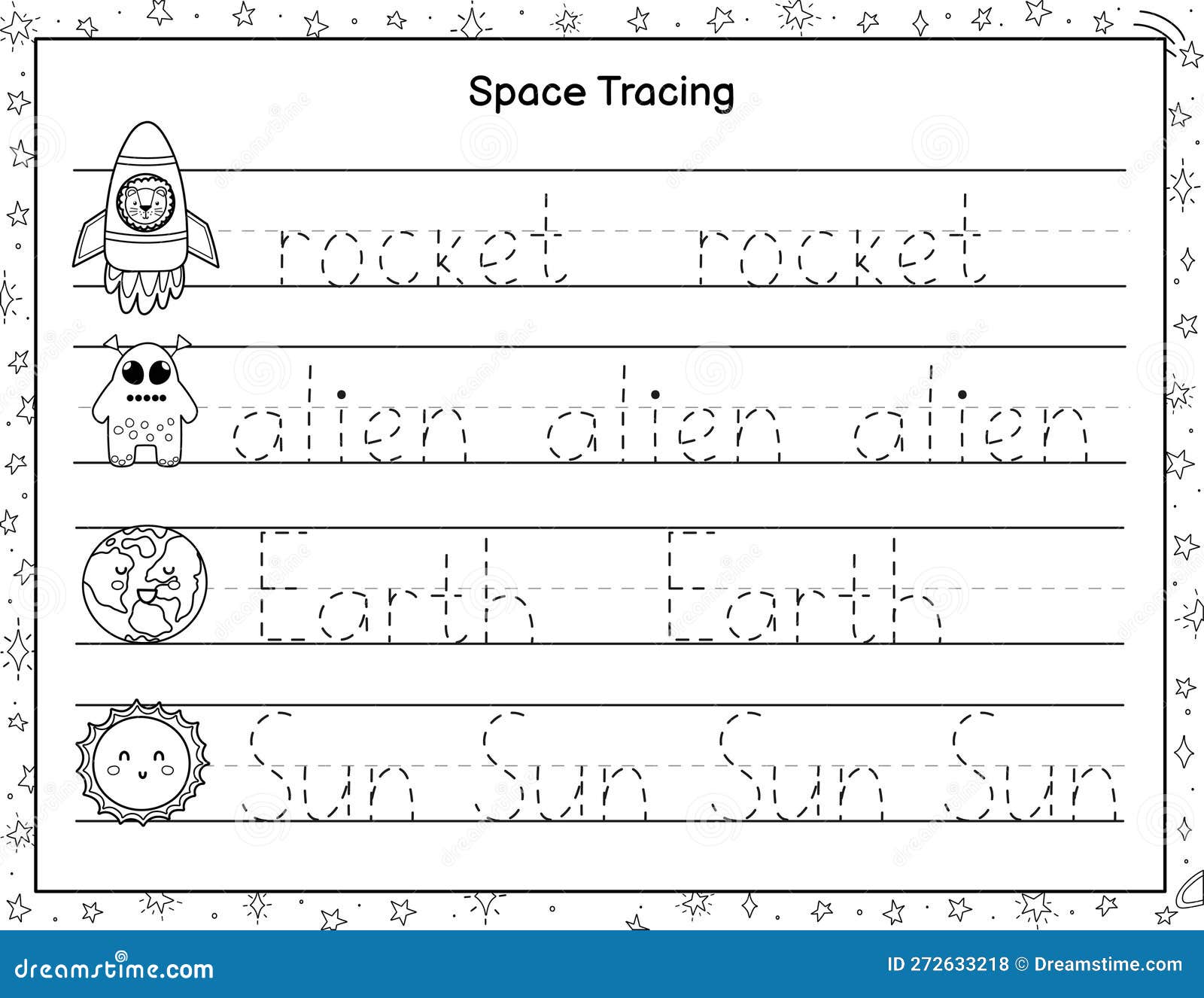 Trace Words. Educational Game For Kids. Farm Animals. Cartoon Vector ... Trace Words. Educational Game For Kids. Farm Animals. Cartoon Vector ...