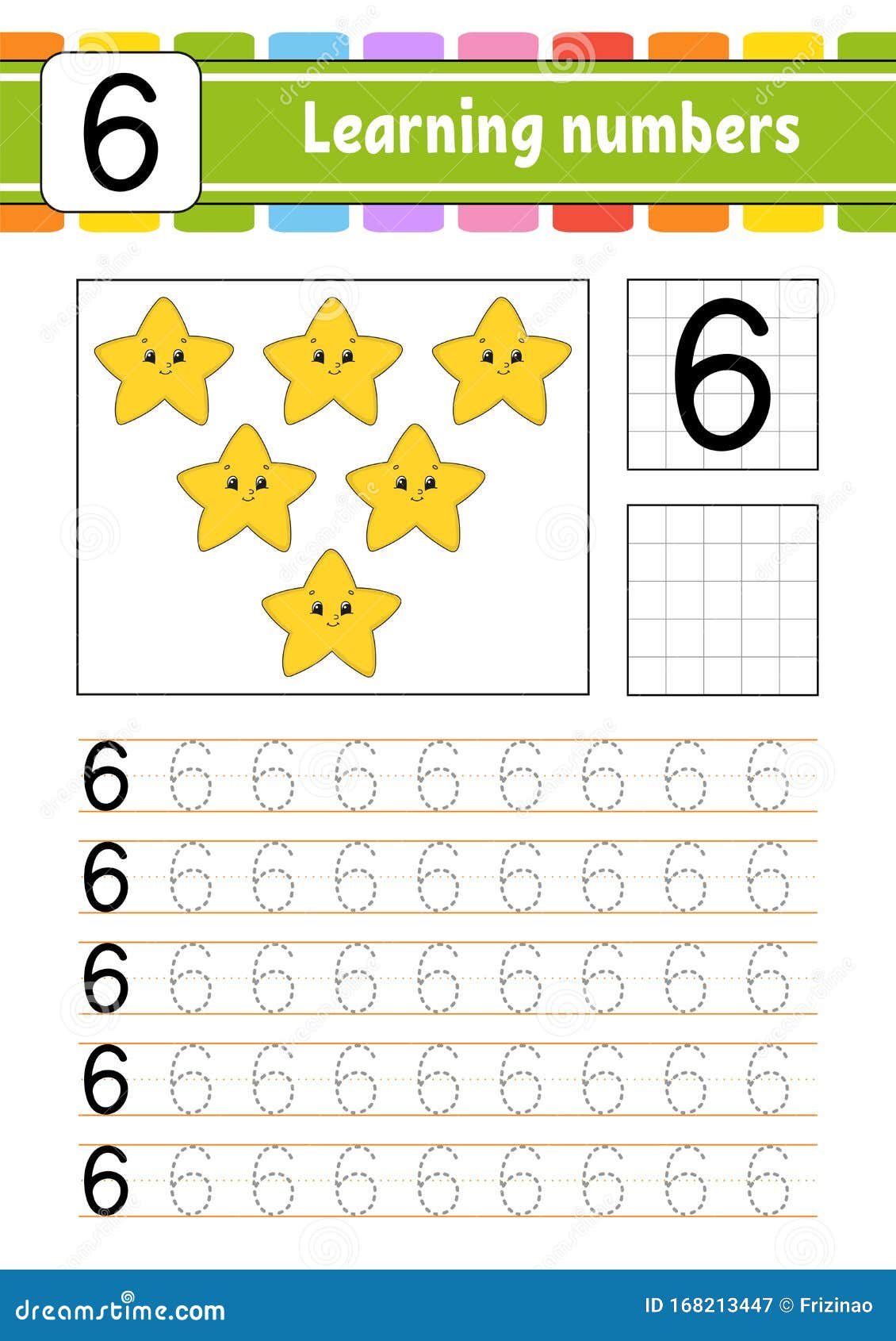 Trace And Write. Handwriting Practice. Learning Numbers For Kids ...