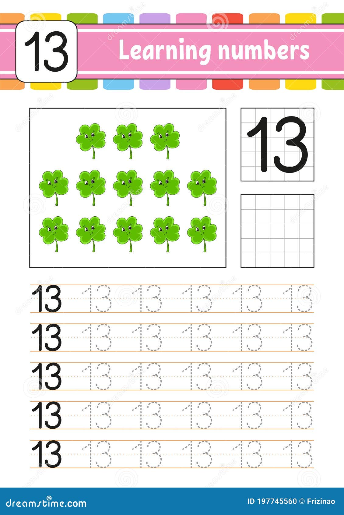 Trace And Write Numbers Handwriting Practice Learning Numbers For