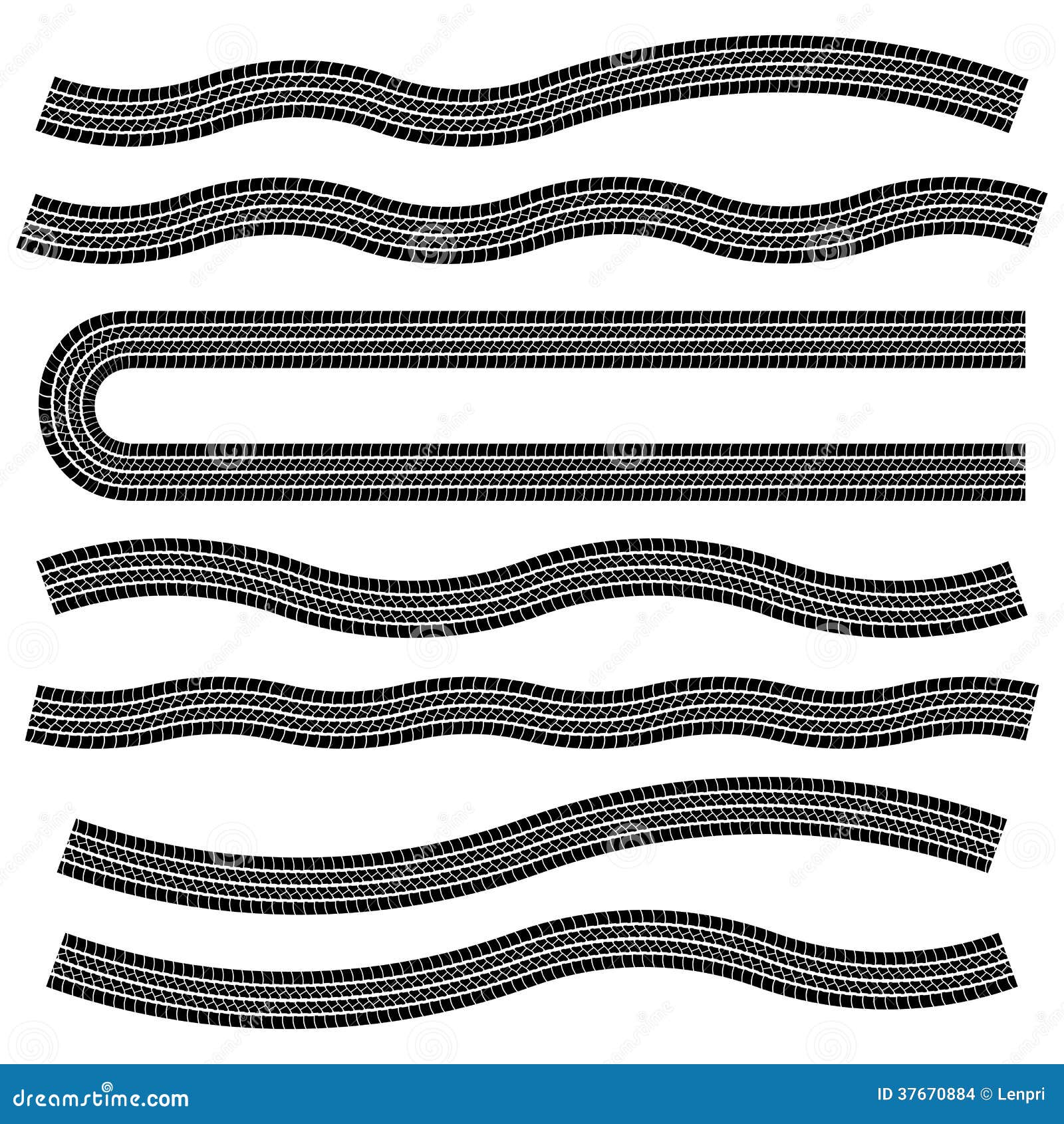 Traces stock vector. Illustration of isolated, black - 37670884