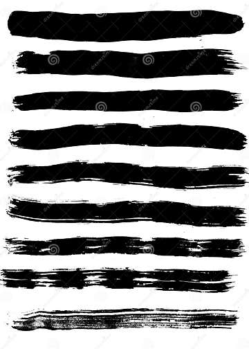 Traces of brush stock vector. Illustration of clip, belt - 11592259