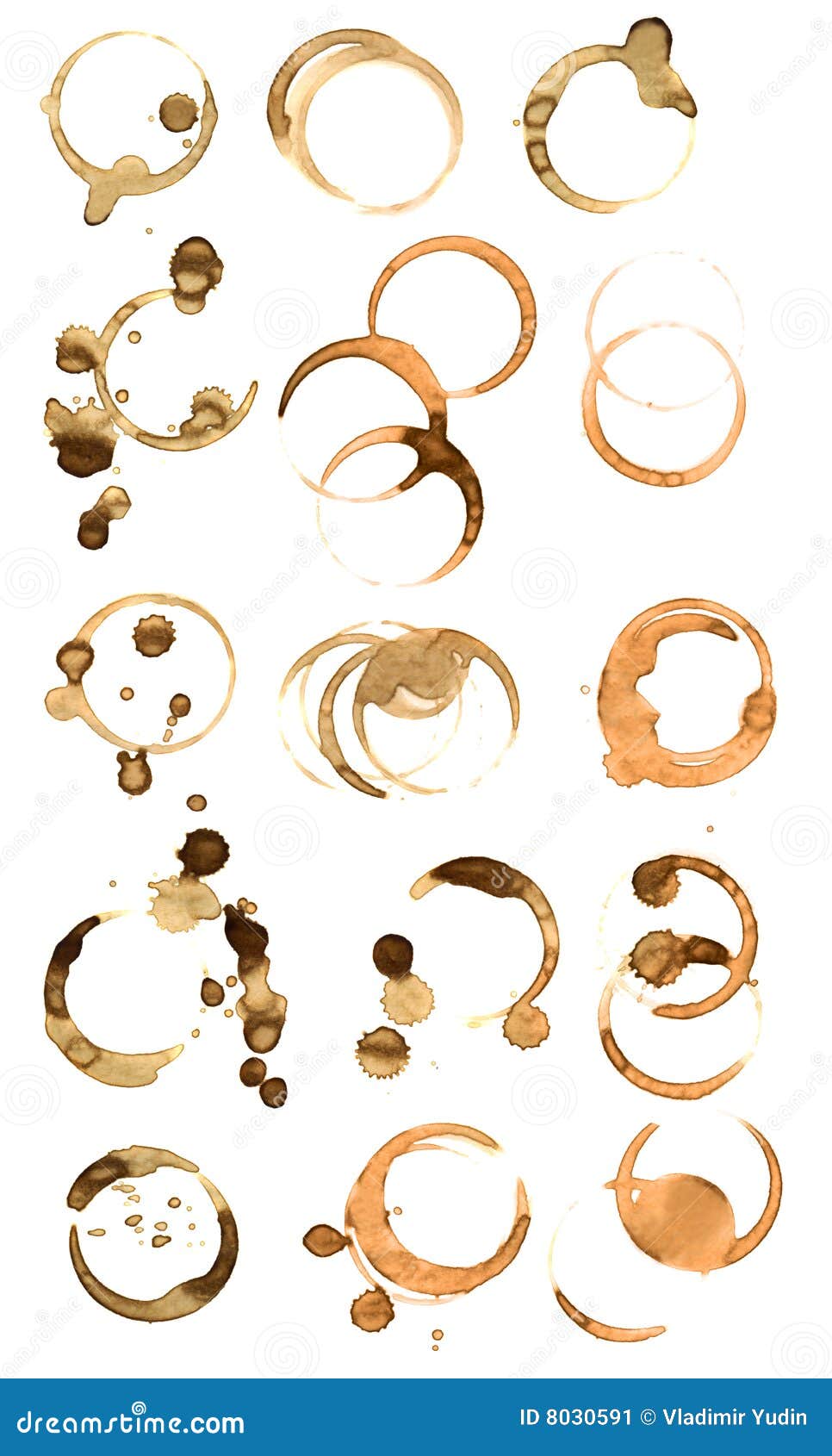 Traces from cup coffee stock illustration. Illustration of drink - 8030591