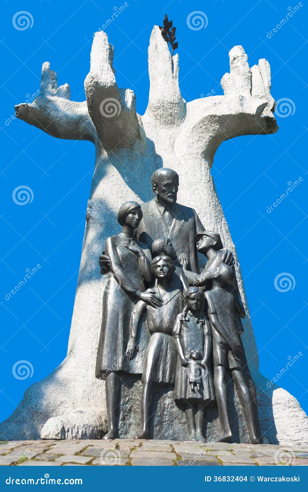 Traces De Varsovie - Janusz Korczak Monument Juifs Image stock ...