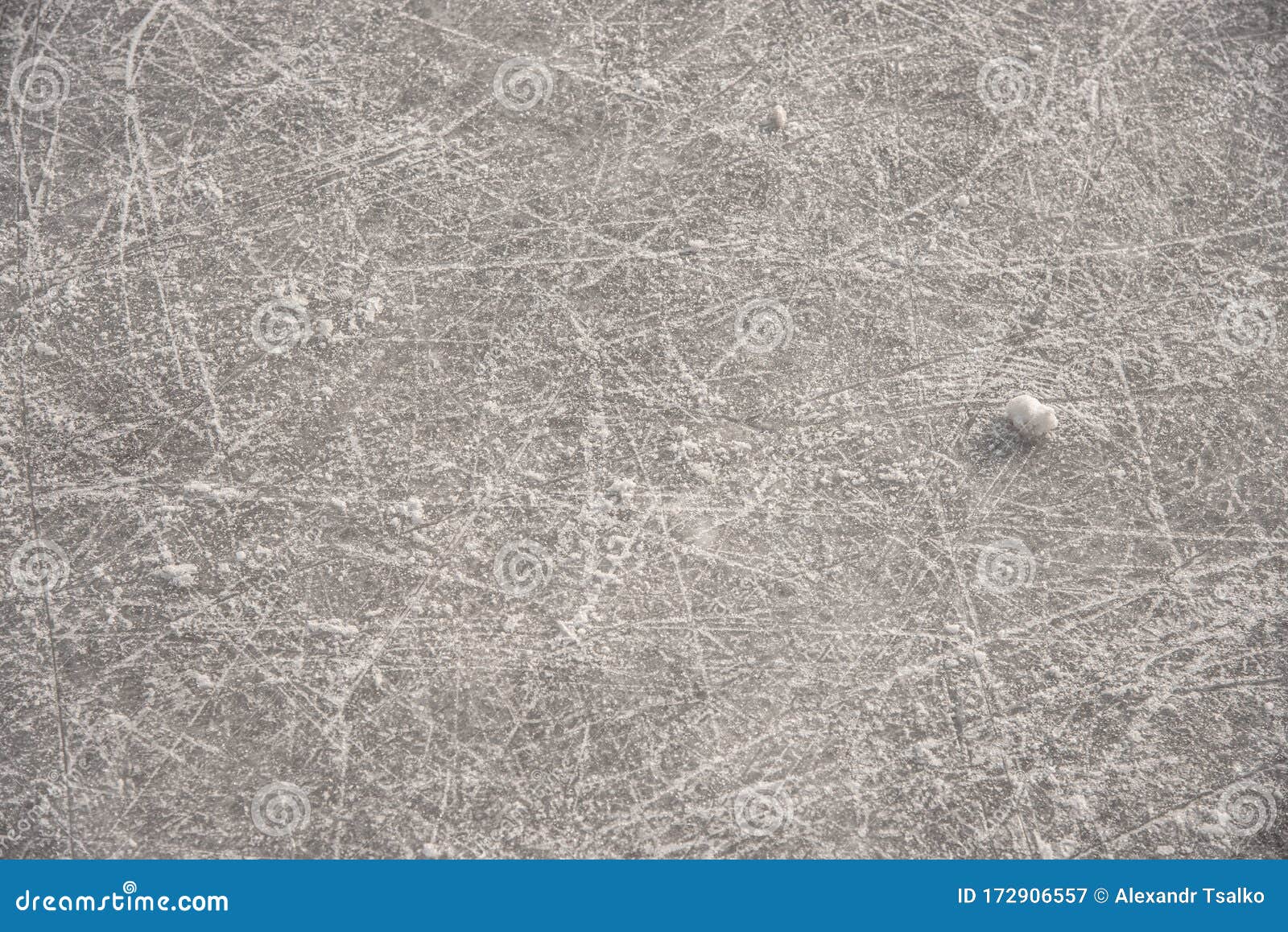 Traces on the Ice from Skates on the Rink Stock Image - Image of nature ...