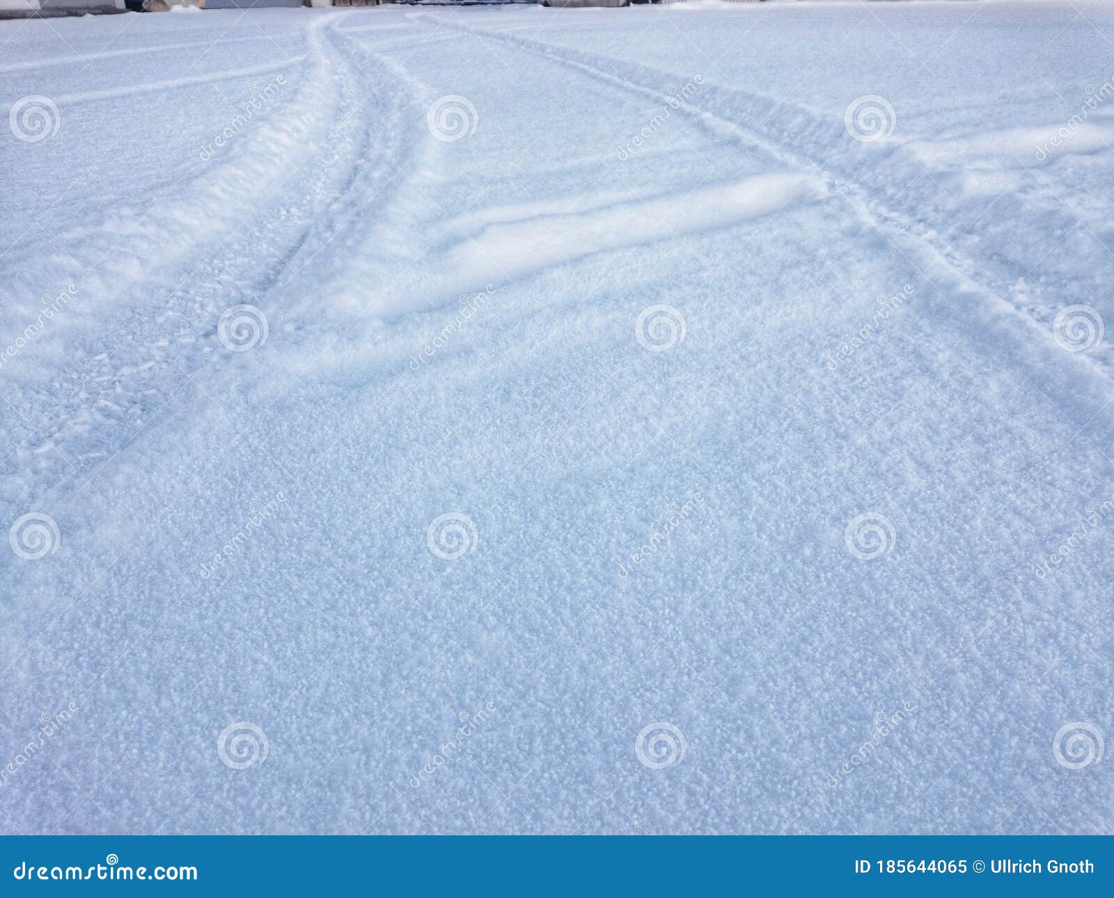Traces in Snow stock image. Image of vehicle, climate - 185644065