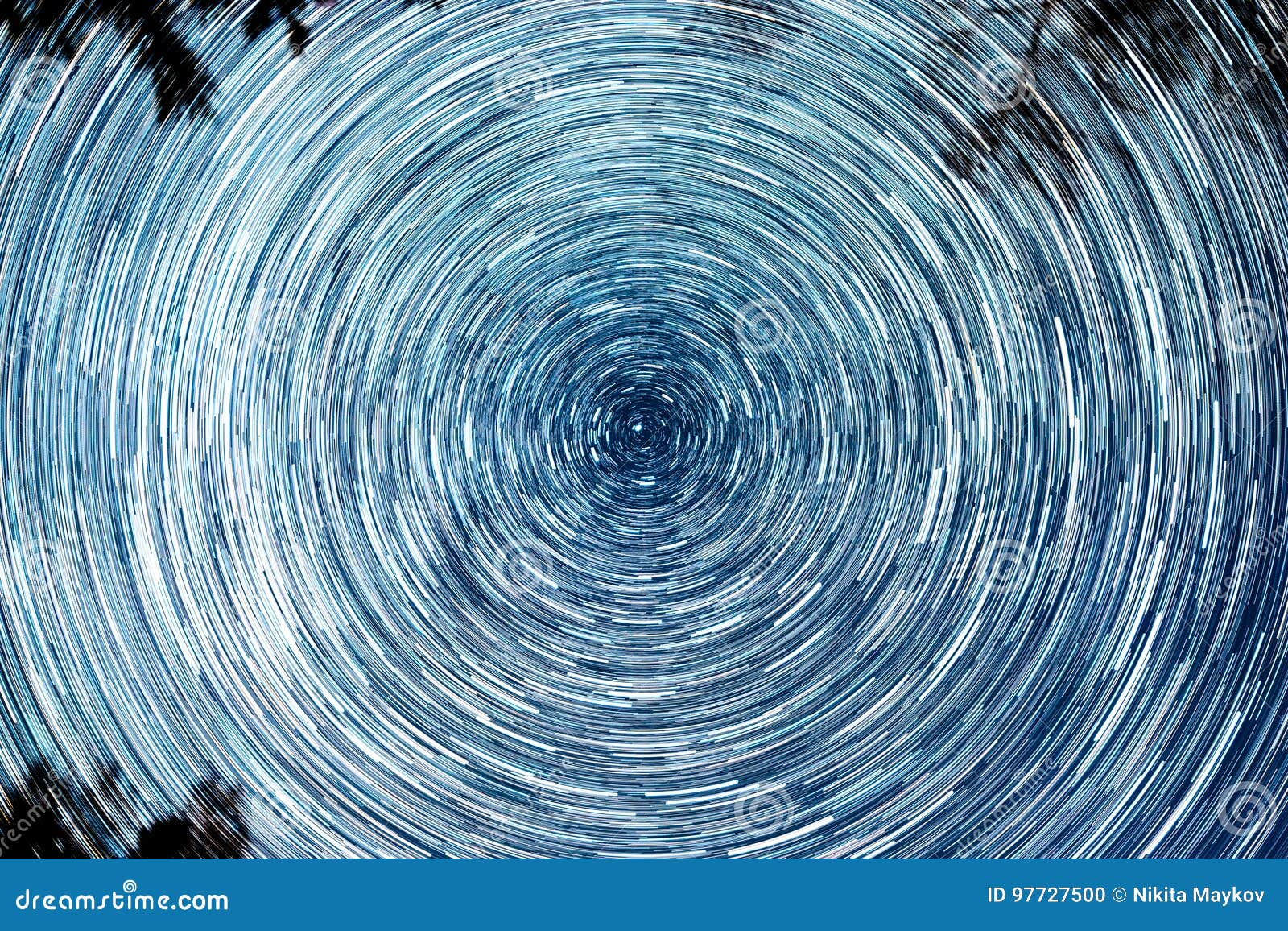 Traces of the Stars in the Sky Stock Photo - Image of lapse, north ...