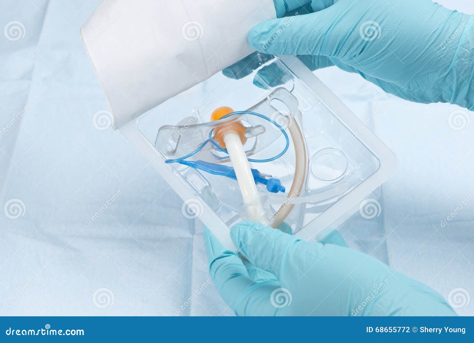 Trachea Tube stock photo. Image of respiration, plastic - 68655772
