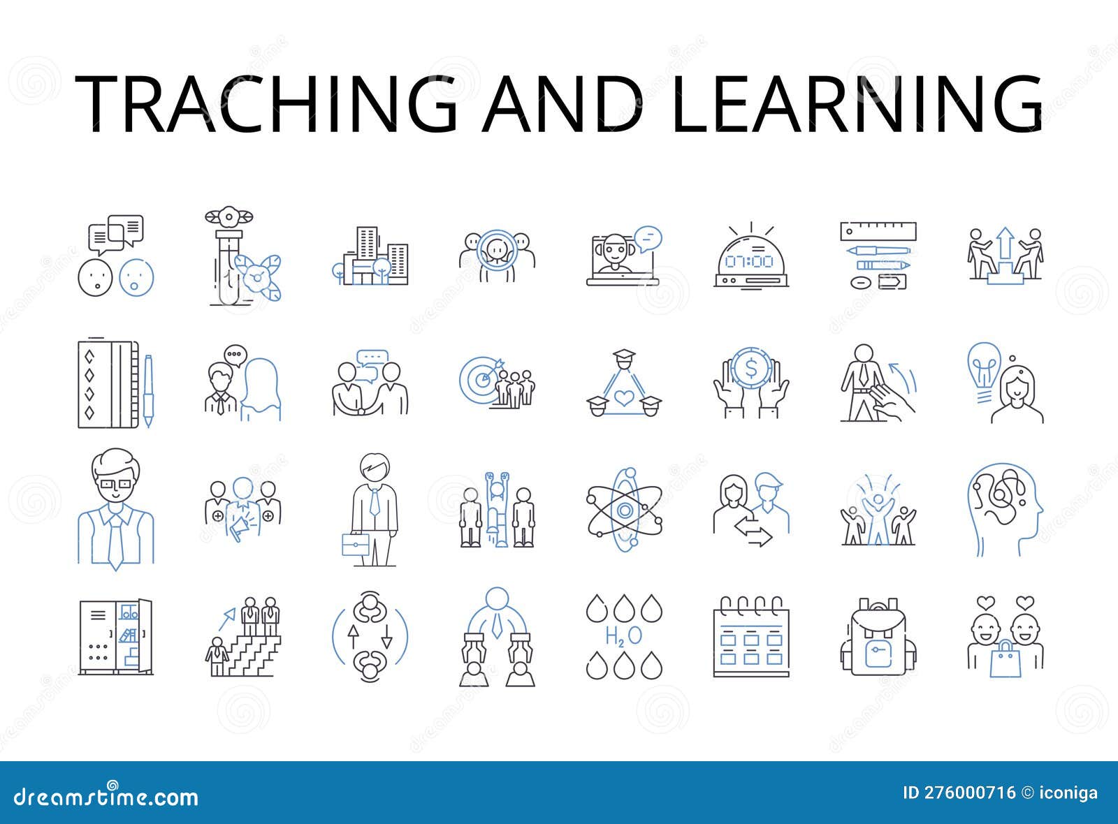 Traching and Learning Line Icons Collection. Creating Teaching ... Traching and Learning Line Icons Collection. Creating Teaching ...