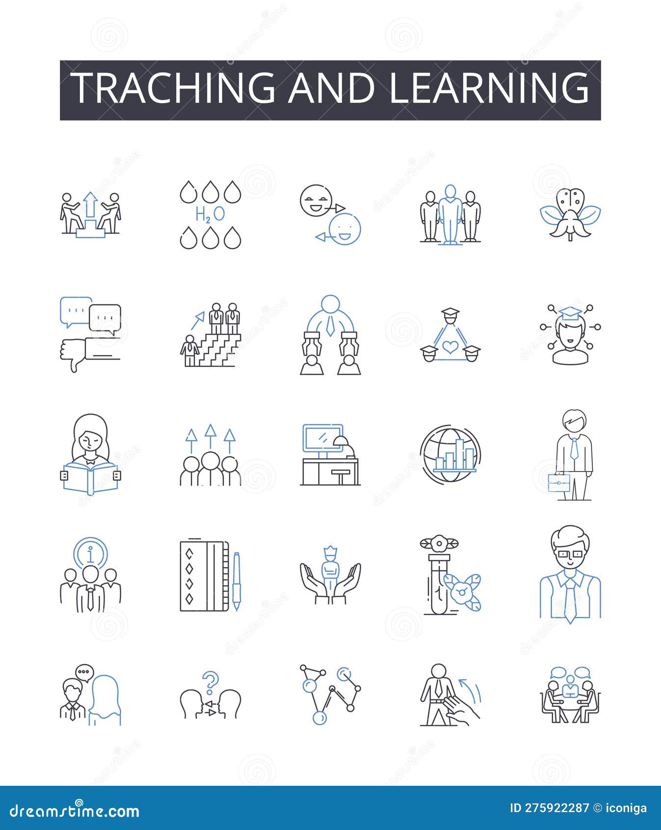 Creating Teaching Line Icons Collection. Inspiration, Designing ...