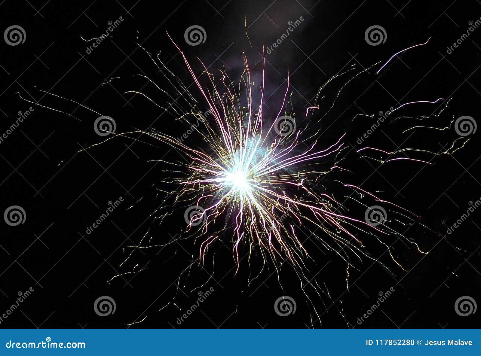 Firework in Full Explosion 9 Stock Photo - Image of evening, colors ...