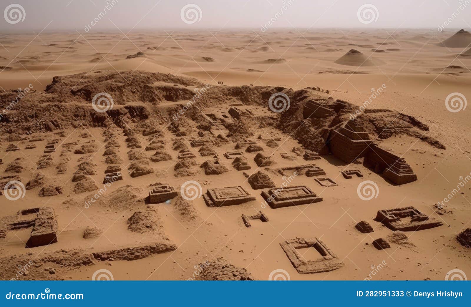 Tracing the History of an Old Civilization in the Desert Creating Using ...