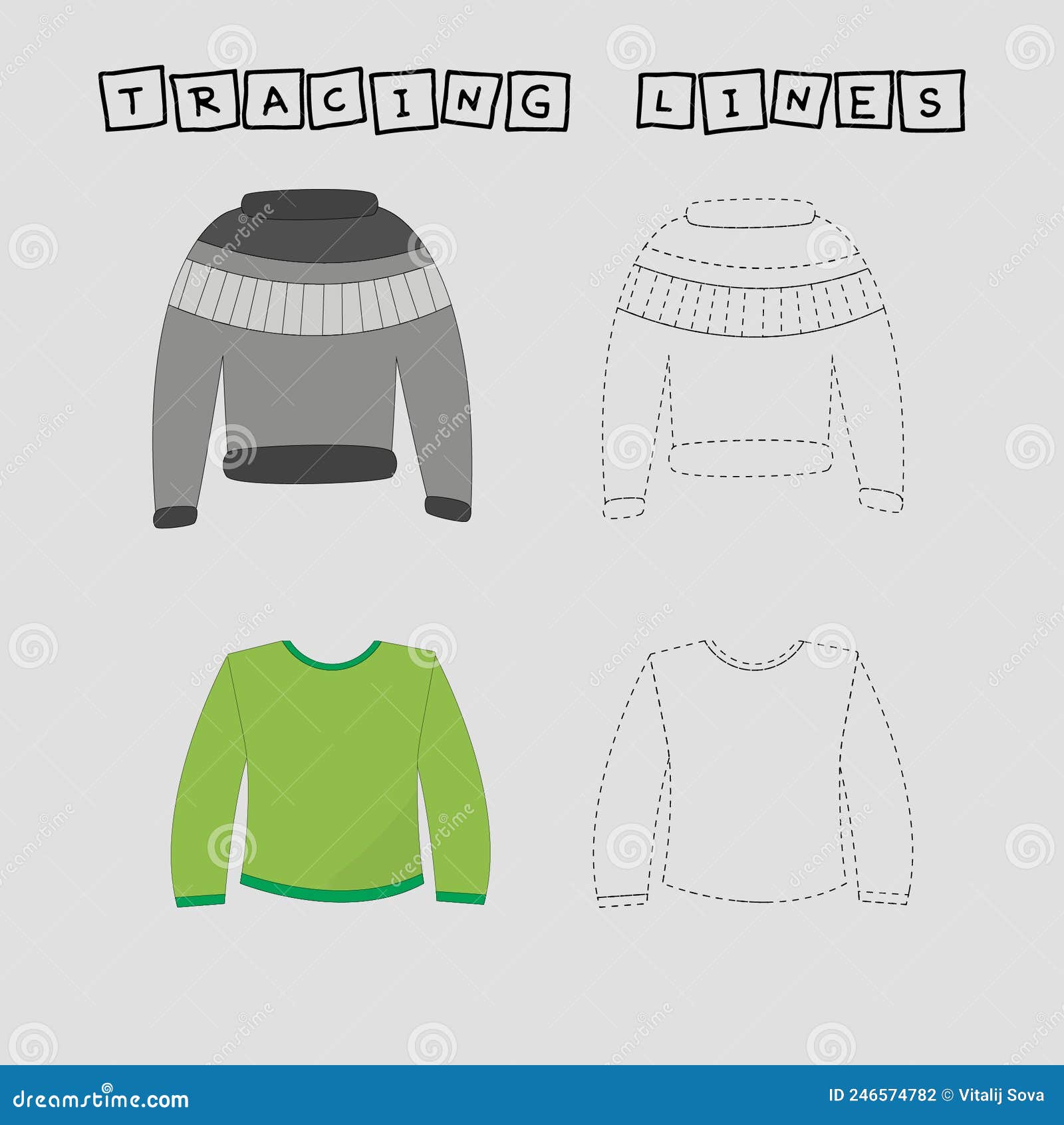 Tracing lines stock illustration. Illustration of page - 246574782