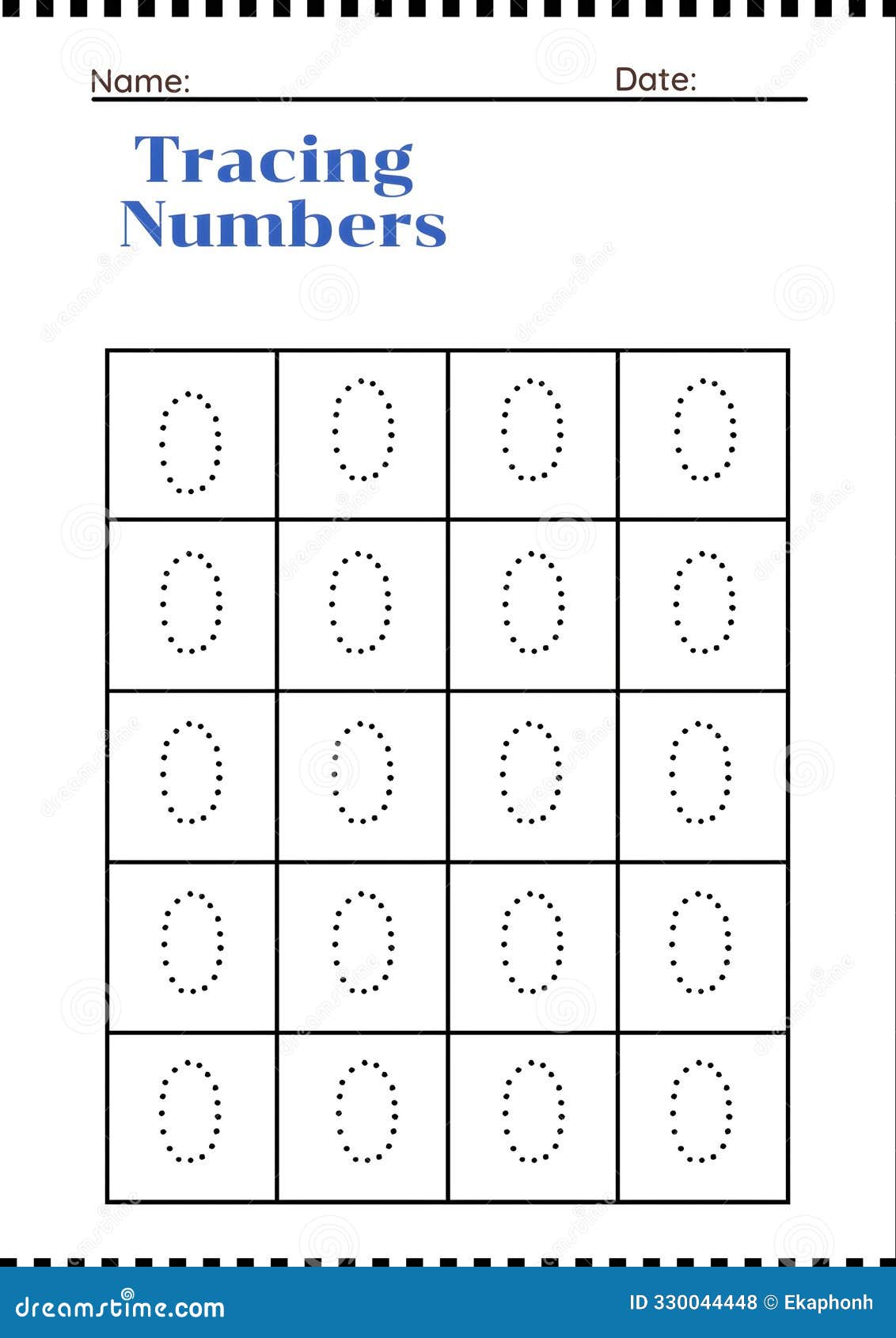 Tracing Numbers stock photo. Image of maths, count, numbers - 330044448