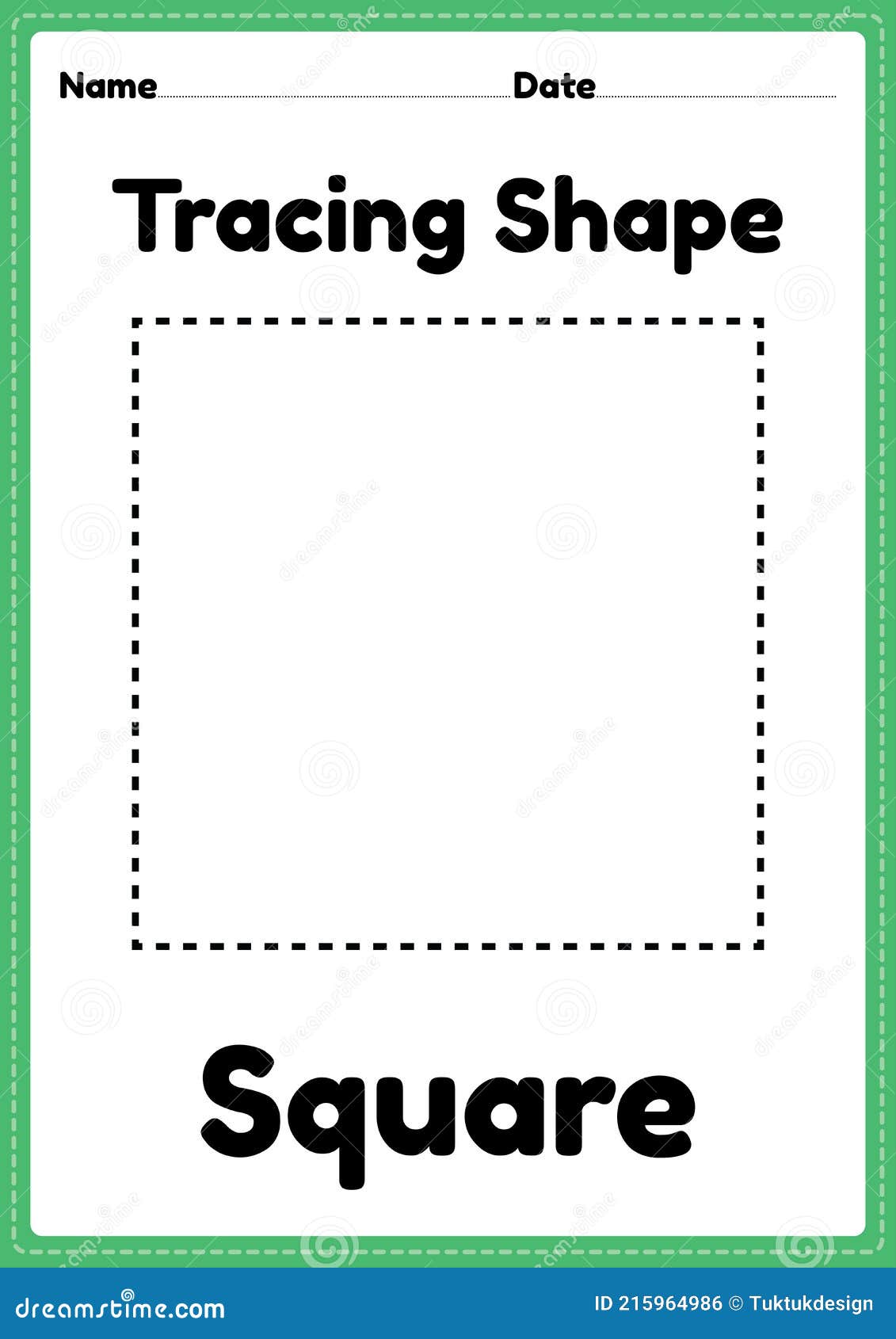 Tracing Square Shapes Worksheet for Kindergarten and Preschool Kids for ... Tracing Square Shapes Worksheet for Kindergarten and Preschool Kids for ...