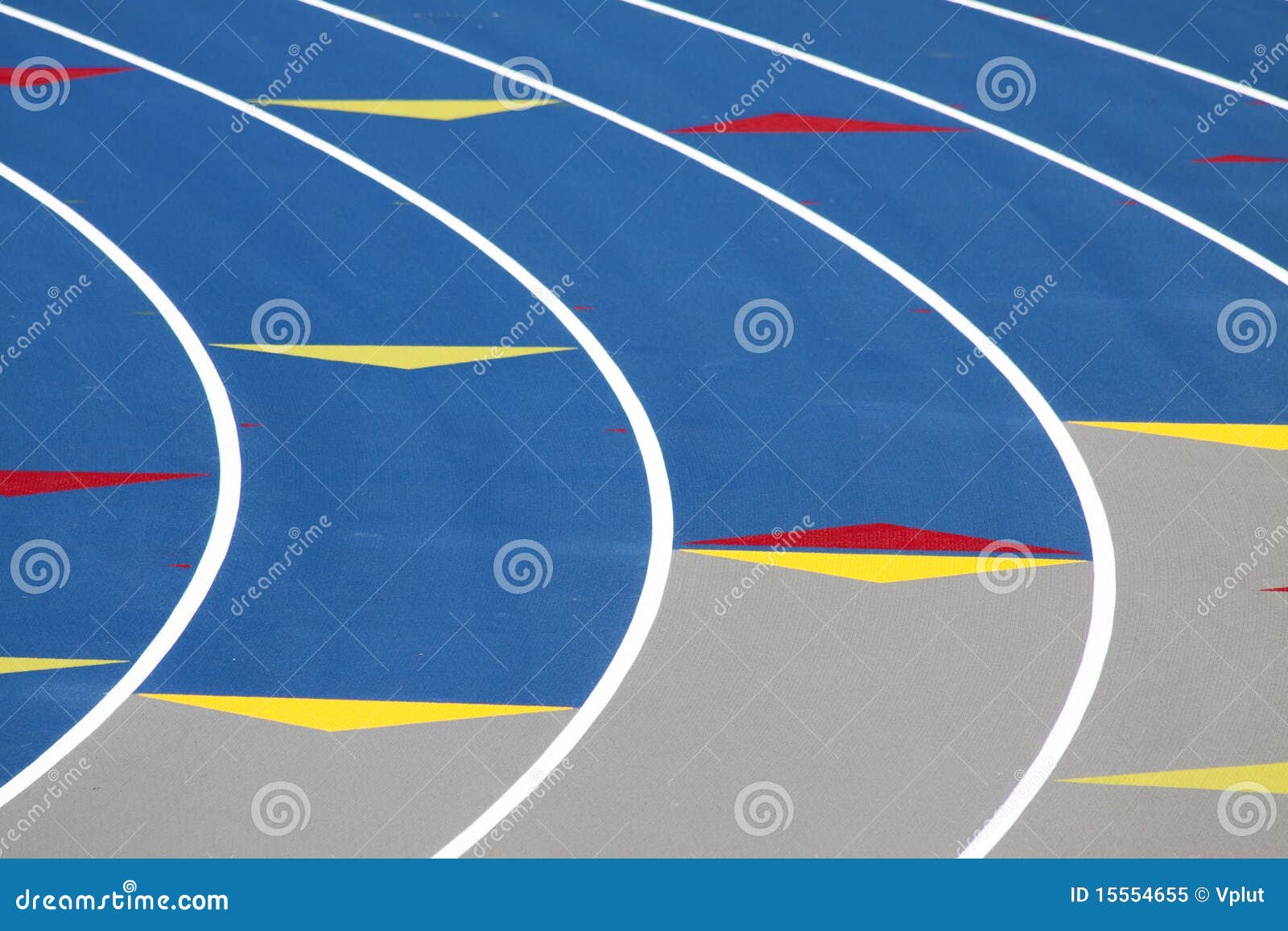 Track stock image. Image of track, arrow, curve, color - 15554655