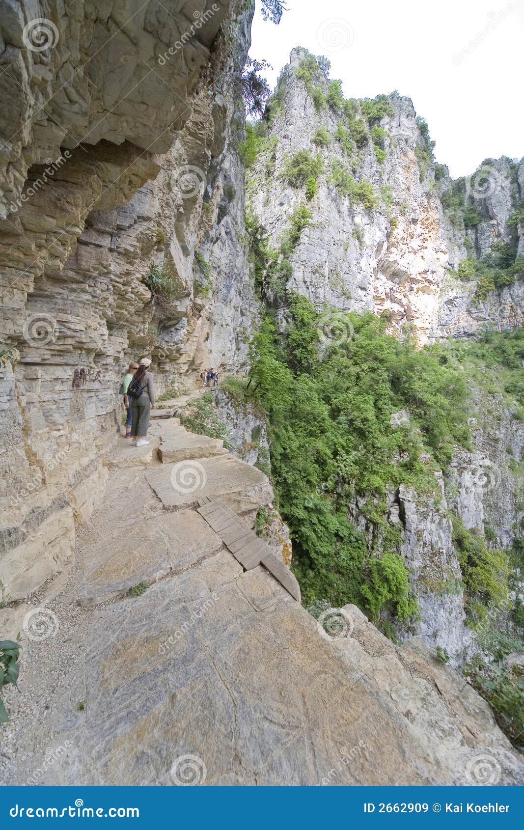 Track stock image. Image of monondendri, vikos, canyon - 2662909