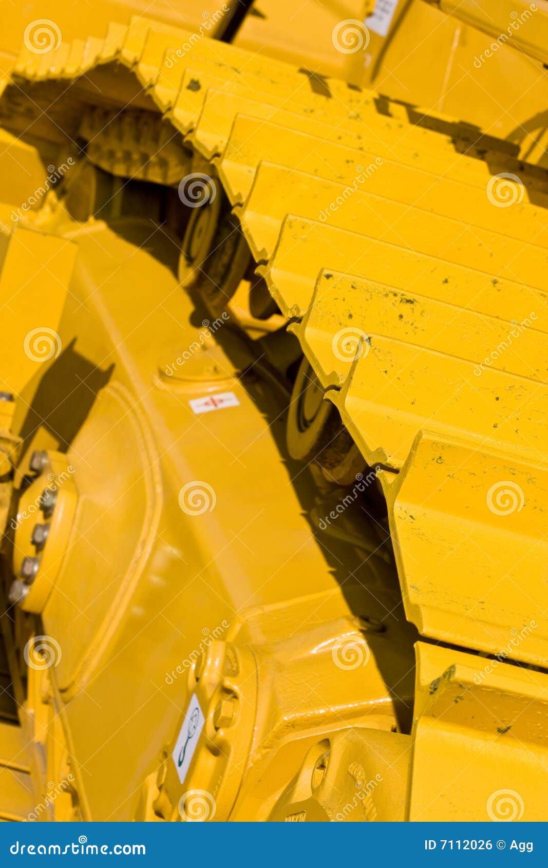 Track stock photo. Image of track, yellow, heavy, equipment - 7112026
