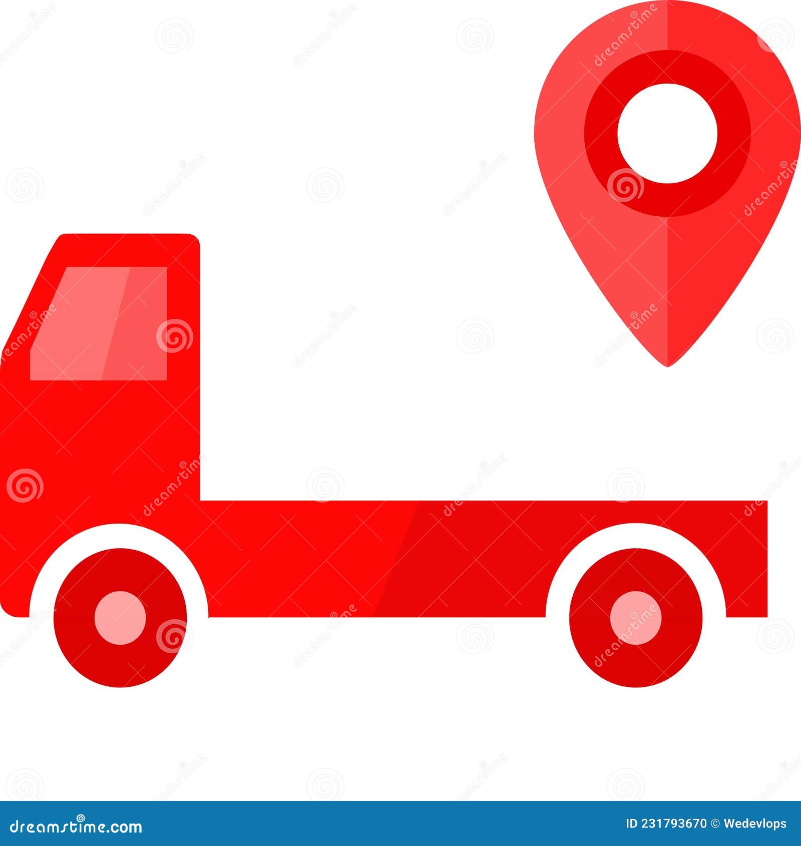 Track Cargo Transportation Logistics Stock Photo - Illustration of ...