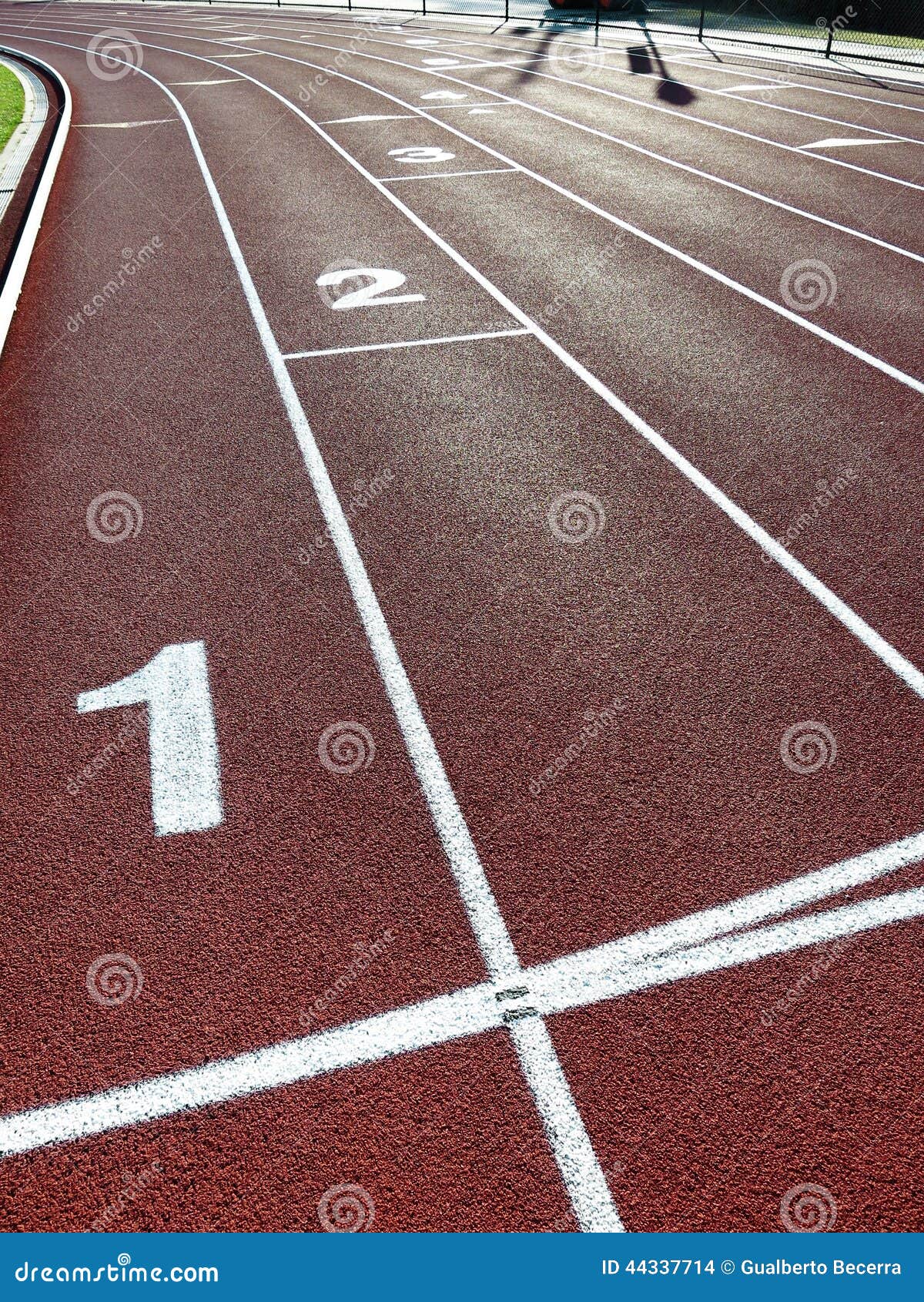 Track stock photo. Image of white, racetrack, sports - 44337714