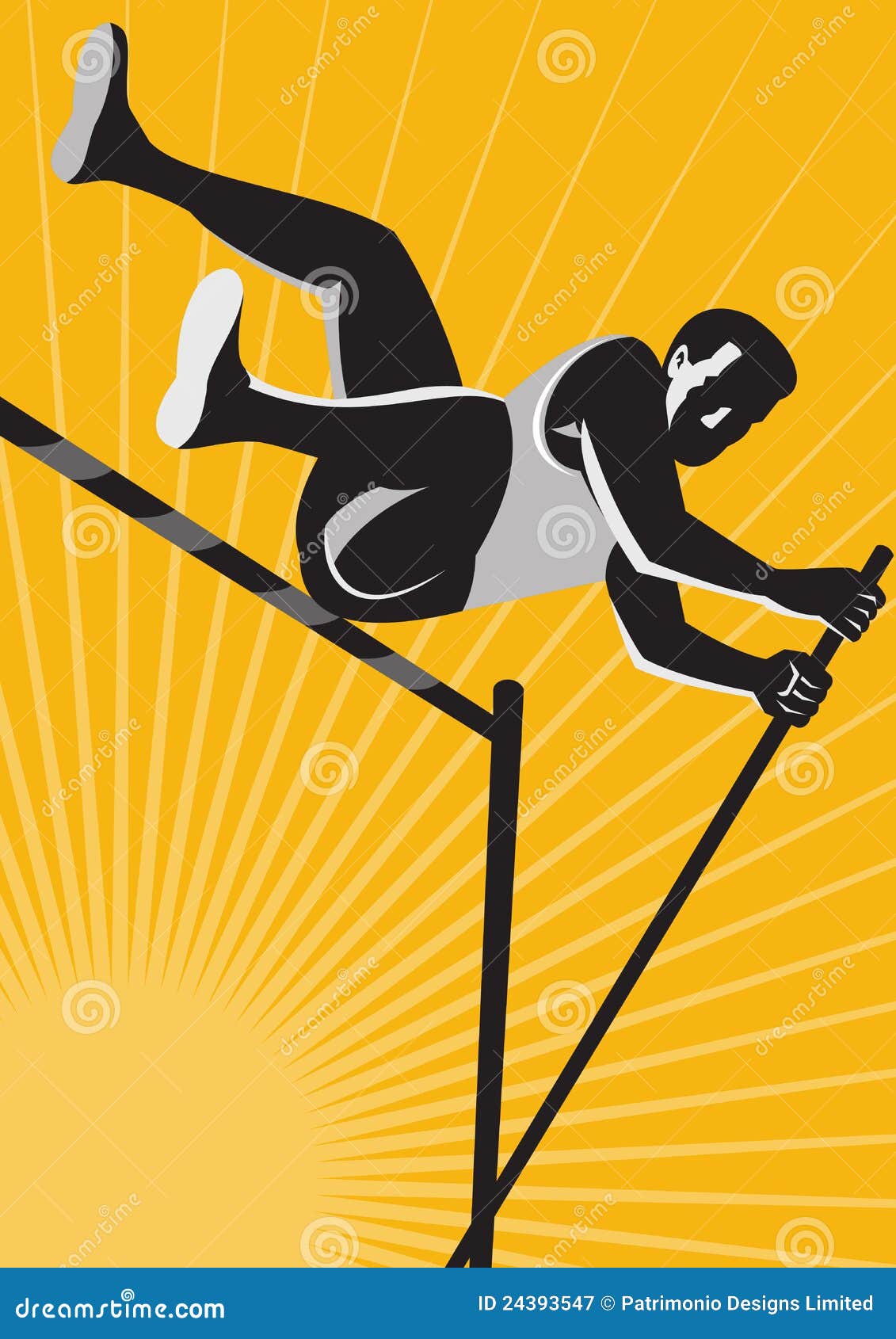 High Jump Cartoon Vector | CartoonDealer.com #6144173