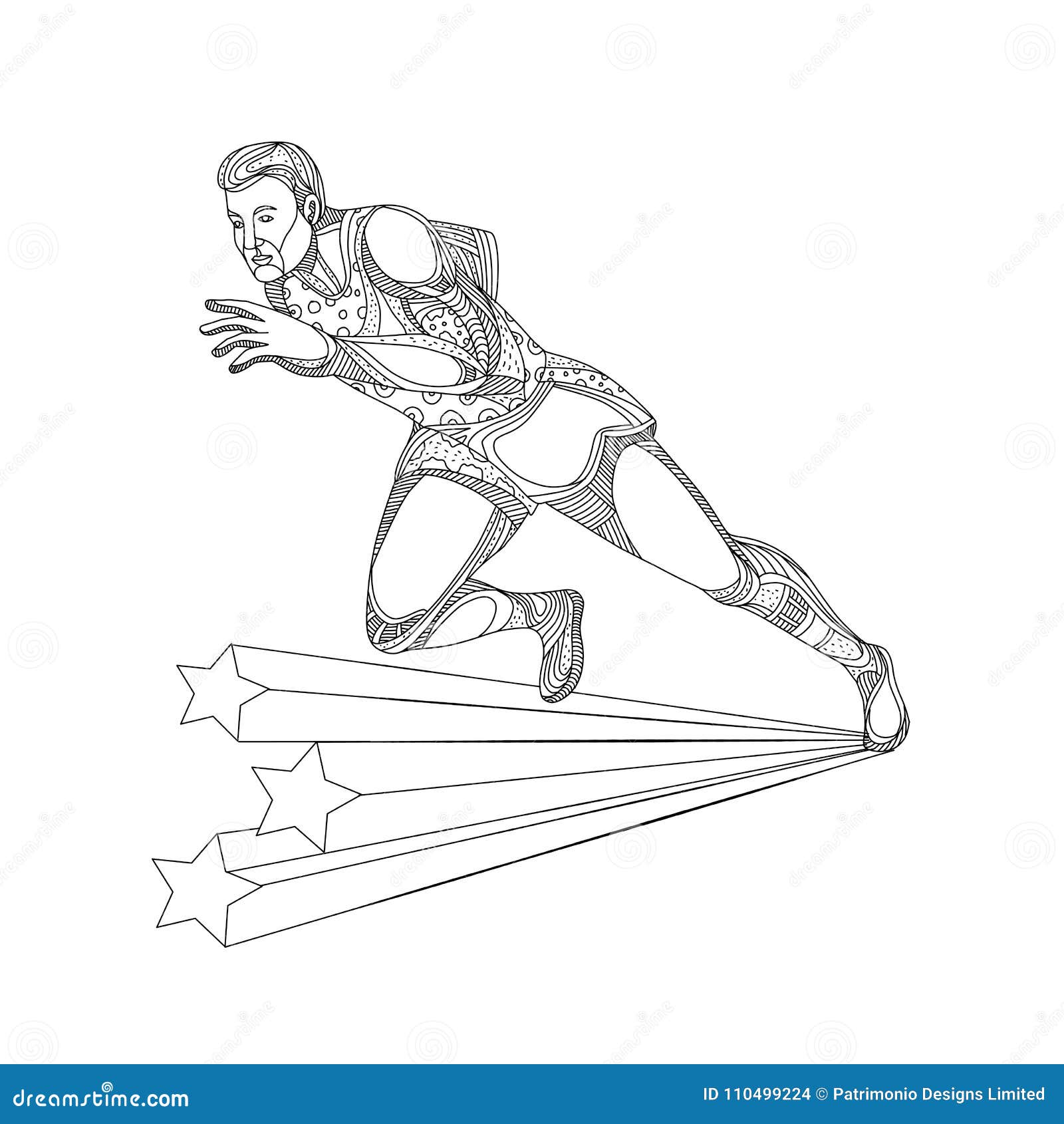 Man Running Sprinting Stick Figure Run Sprint Jog Jogging Black And