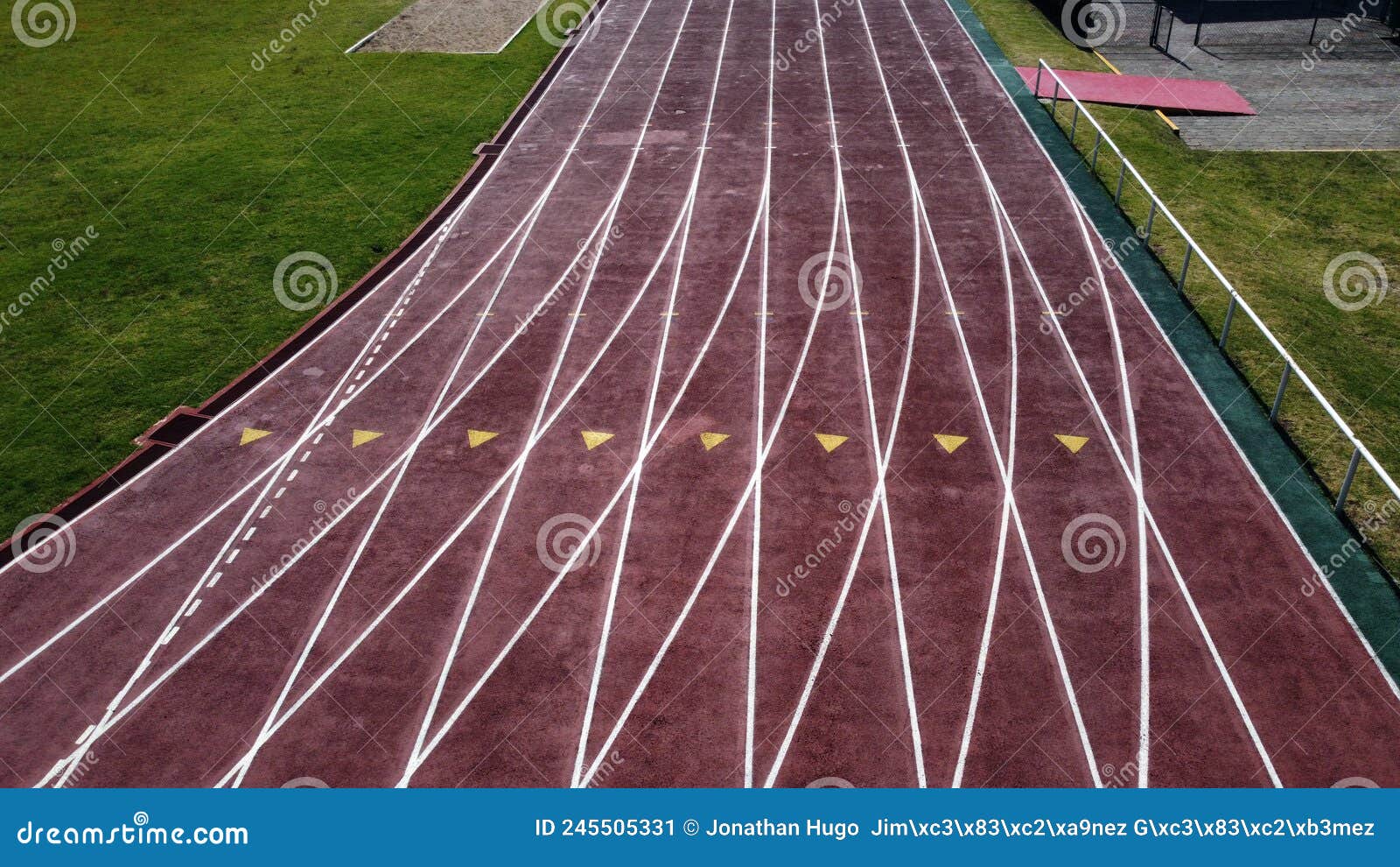Track field exit point stock image. Image of lines, point - 245505331