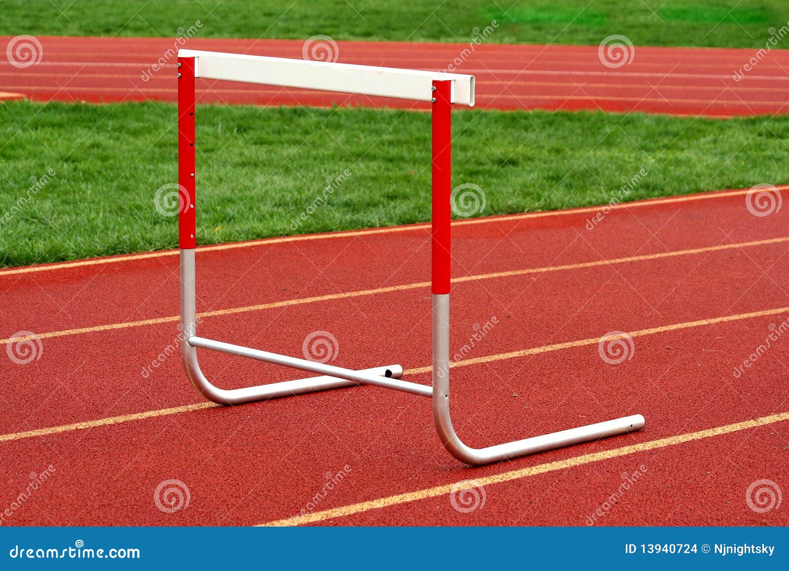 Track hurdle stock photo. Image of running, event, field - 13940724