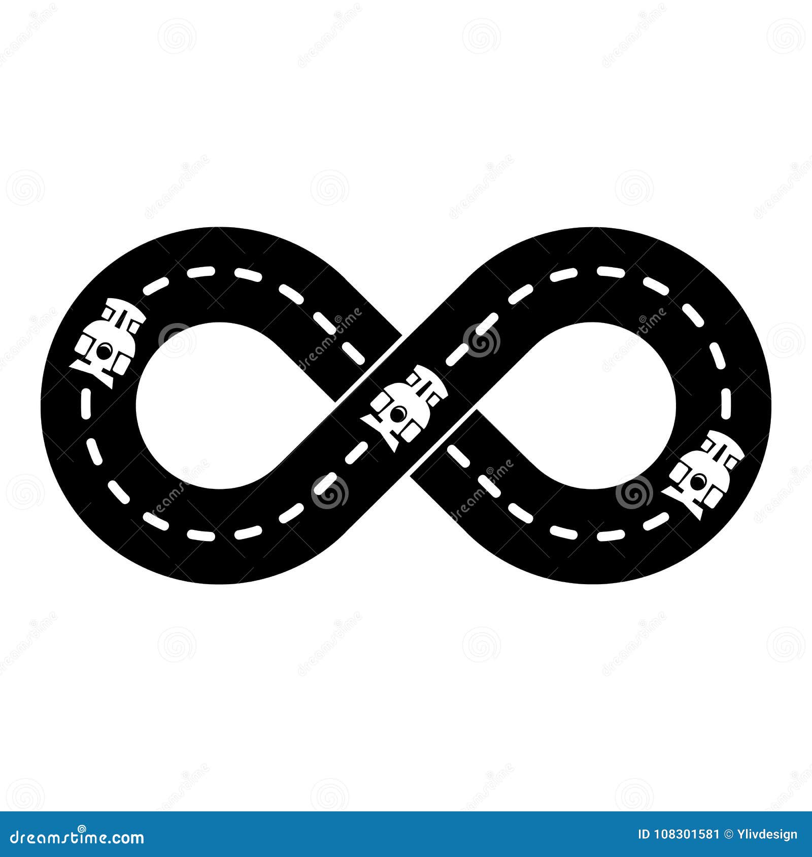 Track Icon, Simple Black Style Stock Vector - Illustration of grand ...