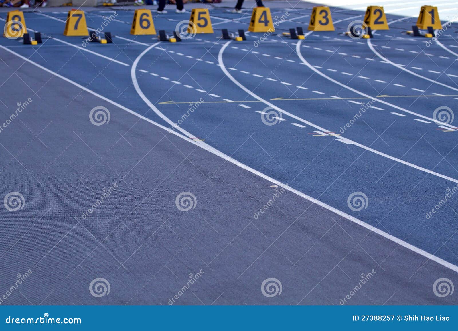 Track lane stock image. Image of runner, contest, compete - 27388257