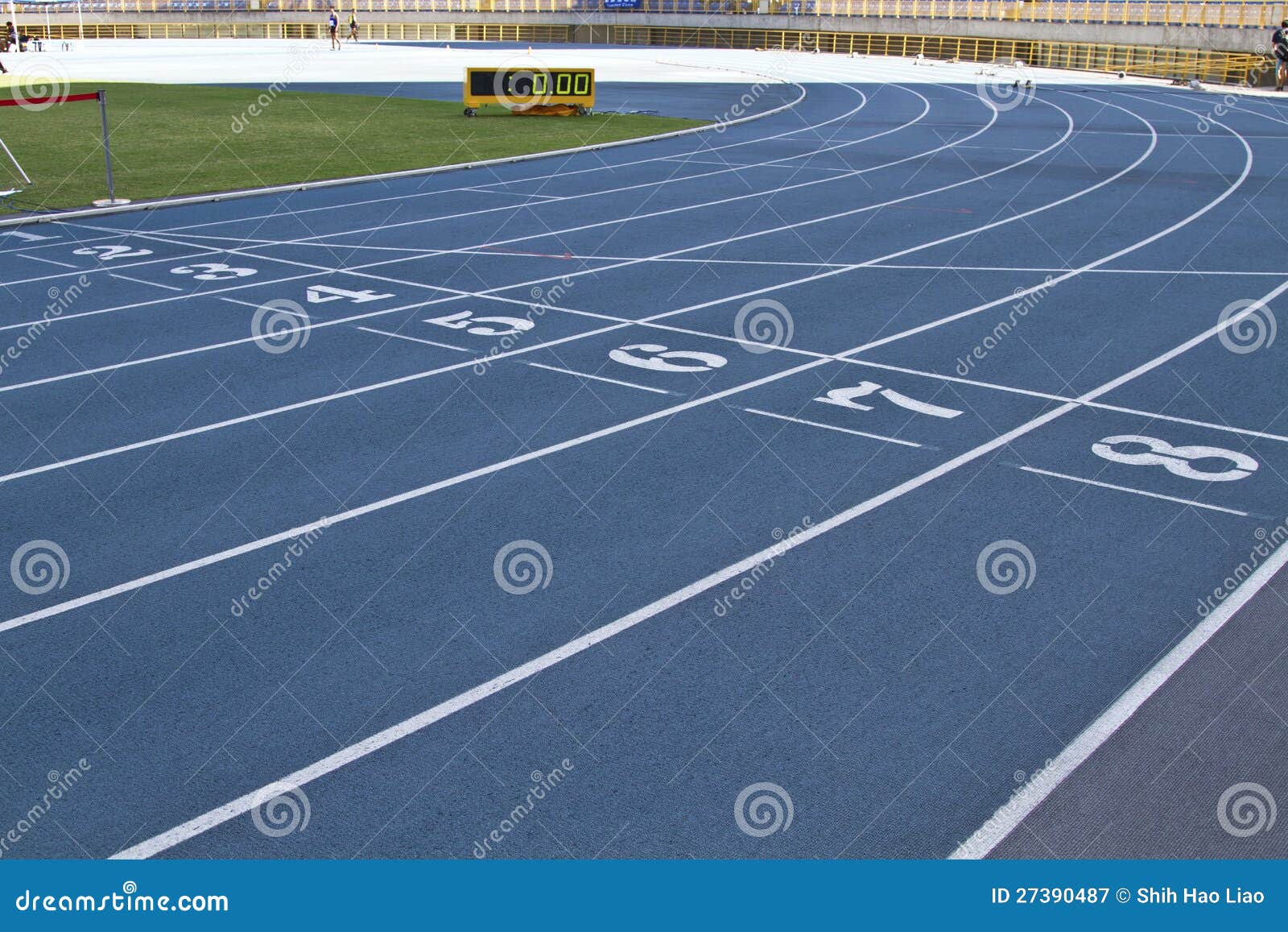 Track lane stock image. Image of athletic, lane, runner - 27390487