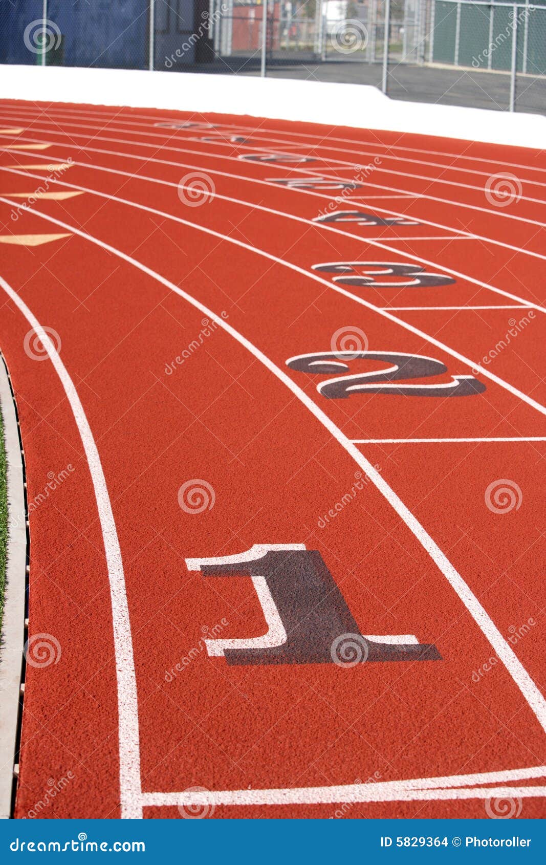 Track lanes stock photo. Image of sprinter, perseverance - 5829364
