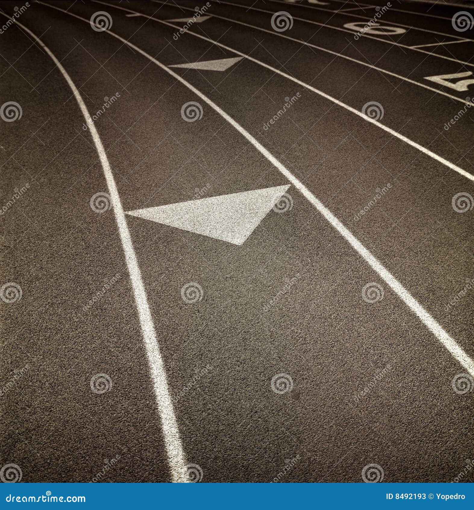 Track Lanes Picture. Image: 8492193